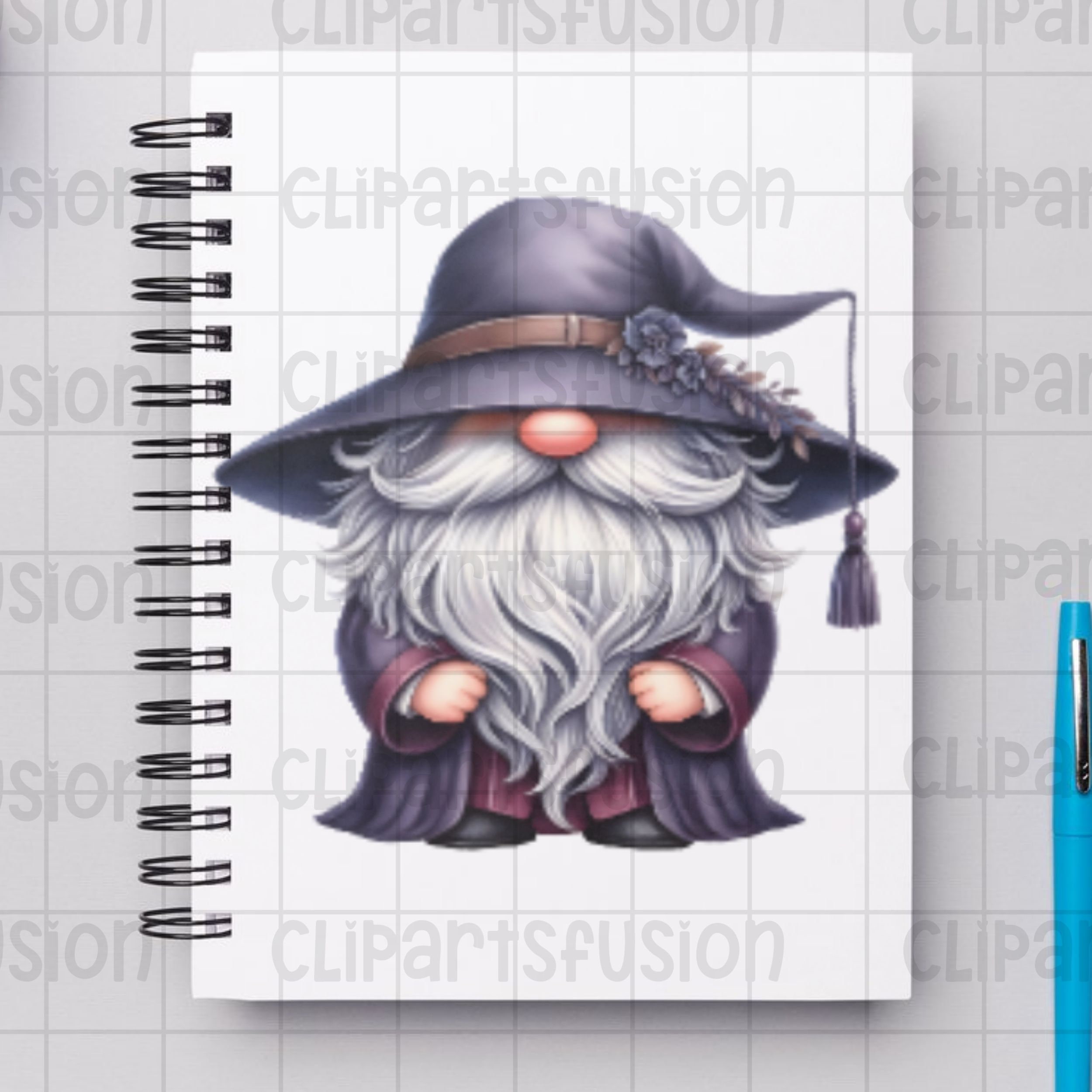 Graduation Gnome Clipart PNG Collection | Watercolor Nome Grad ...