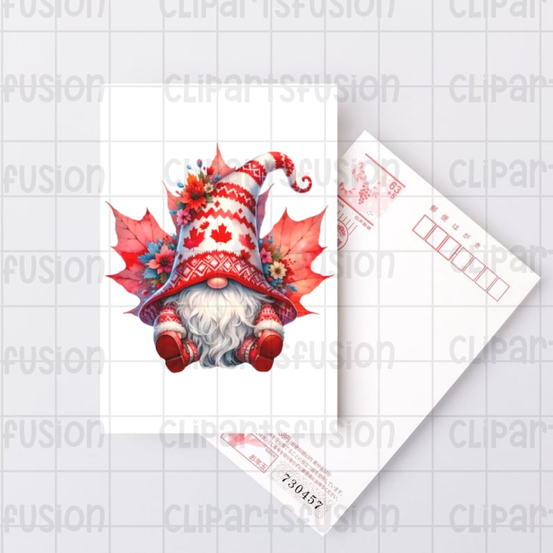 1st of July | Canadian Gnome Watercolor Clipart Bundle | Cute Gnome ...
