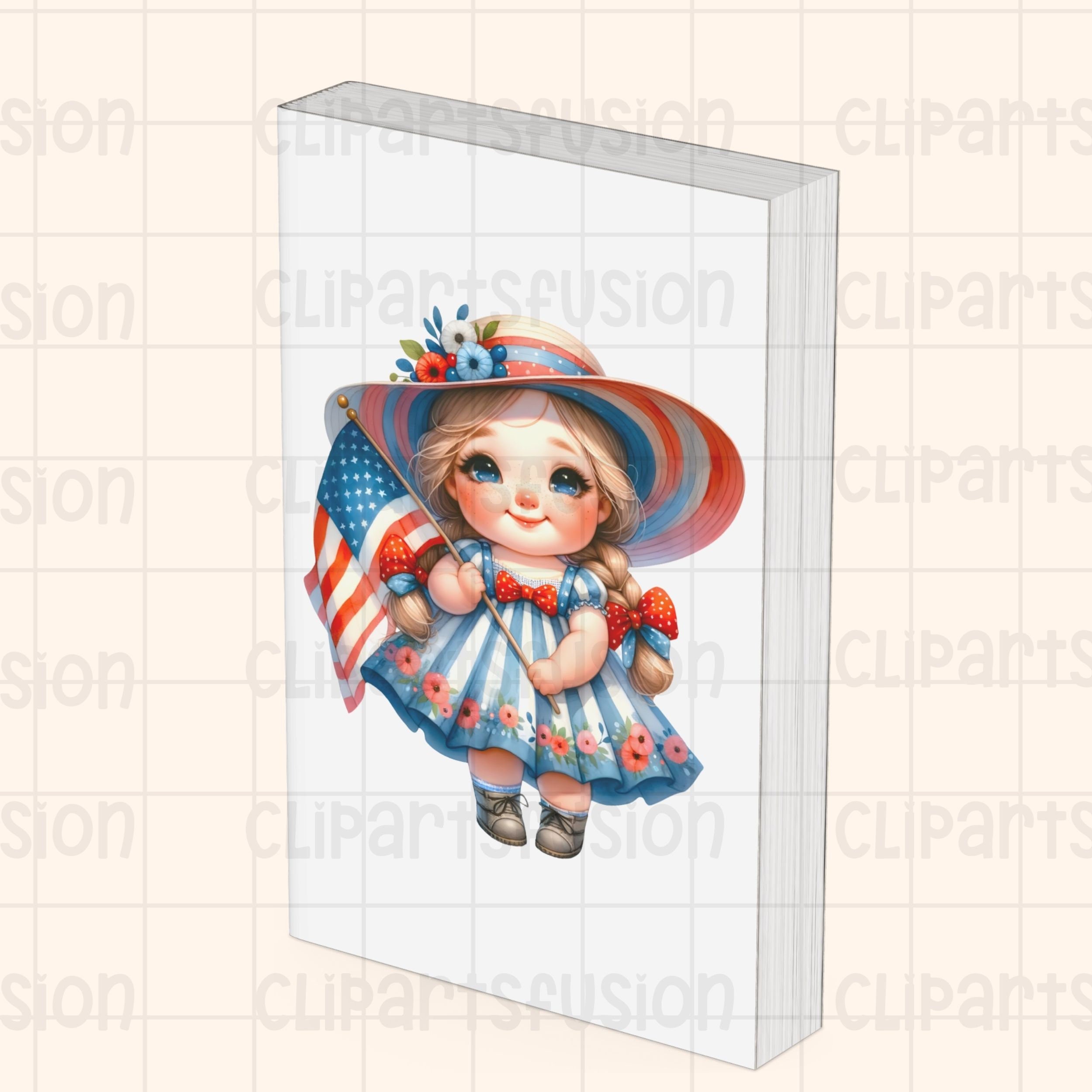 American Girls Watercolor Clipart Set | Summer Girls Graphics PNG ...