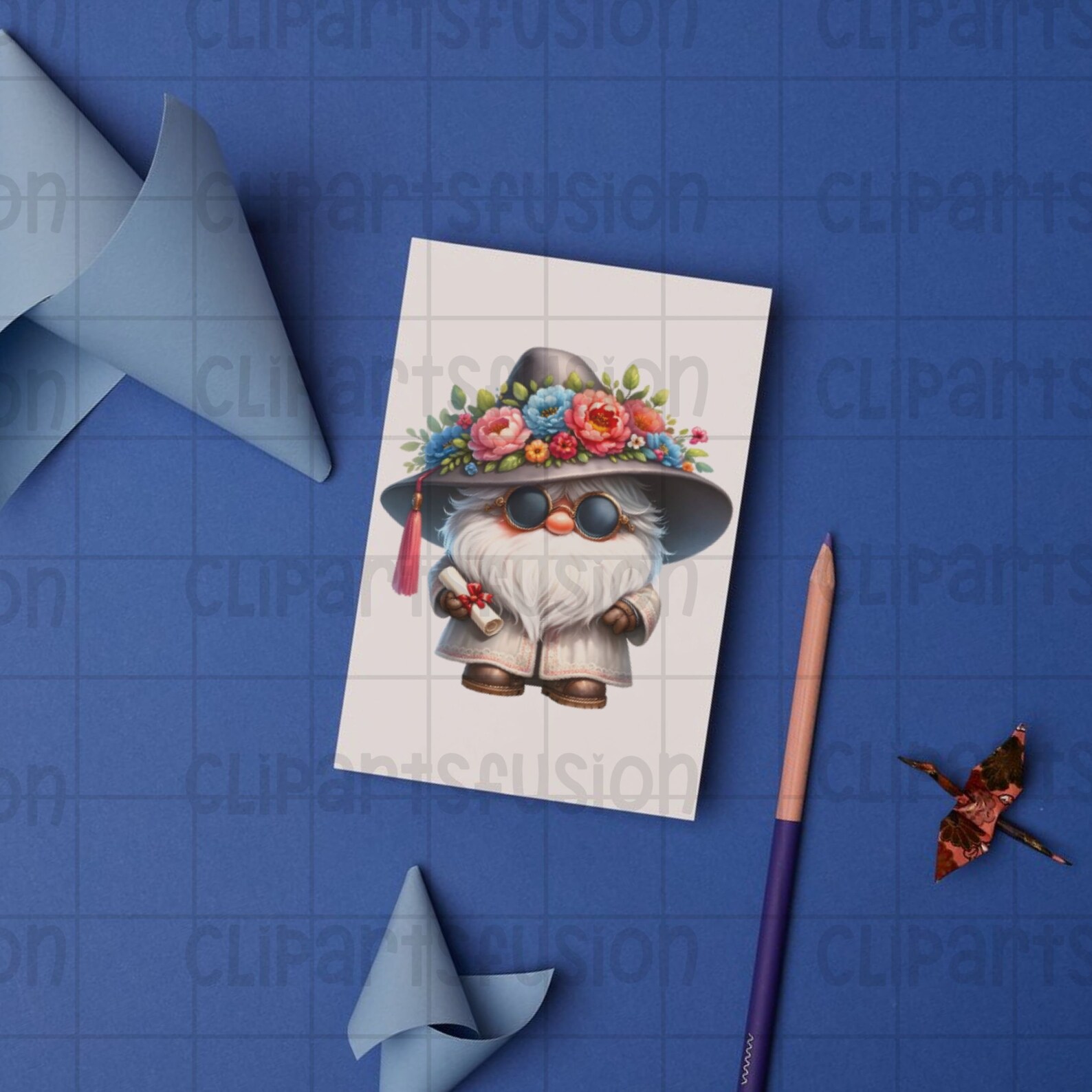 Graduation Gnome Clipart PNG Collection | Watercolor Nome Grad ...
