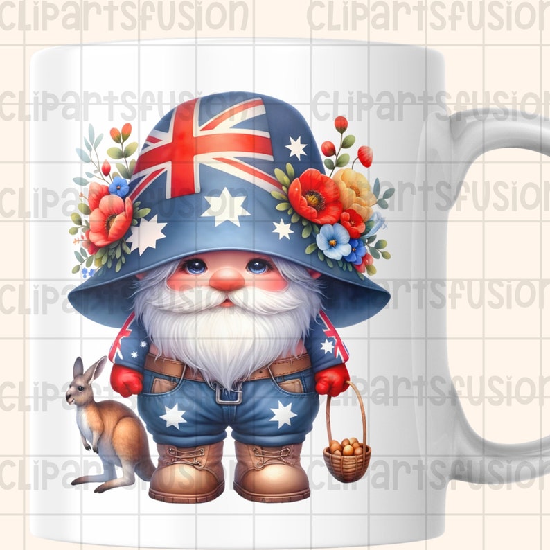 Australian Gnome Watercolor Clipart Set | Aussie Gnome Bundle | Travel ...
