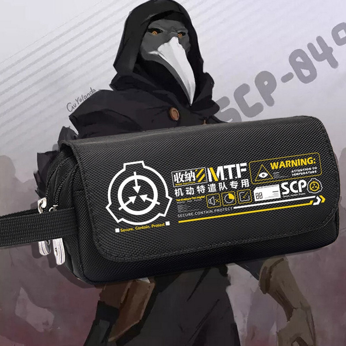 SCP Foundation Pencil Case Canvas Pencil Case - Etsy