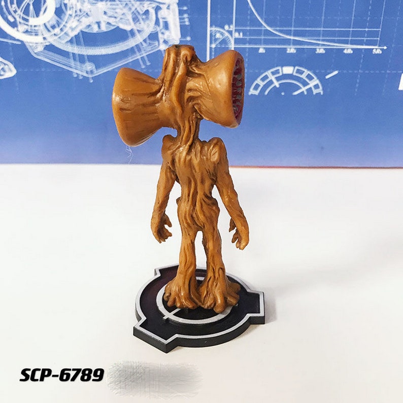 Siren Head Figures Scp Foundation Doll Scp Toy Sirenhead Figure Etsy