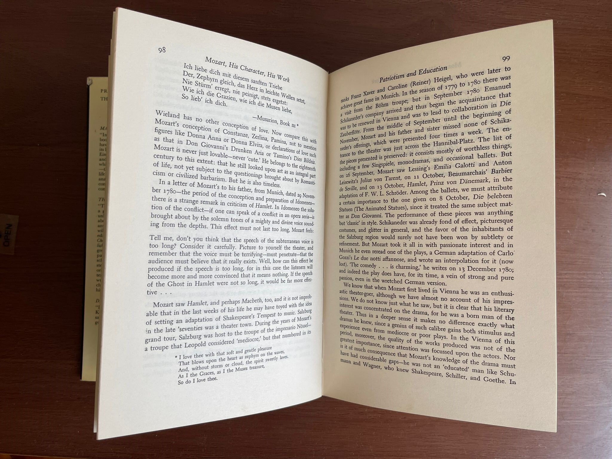 Vintage Mozart Book / MOZART His Character, His Work Written by Alfred ...