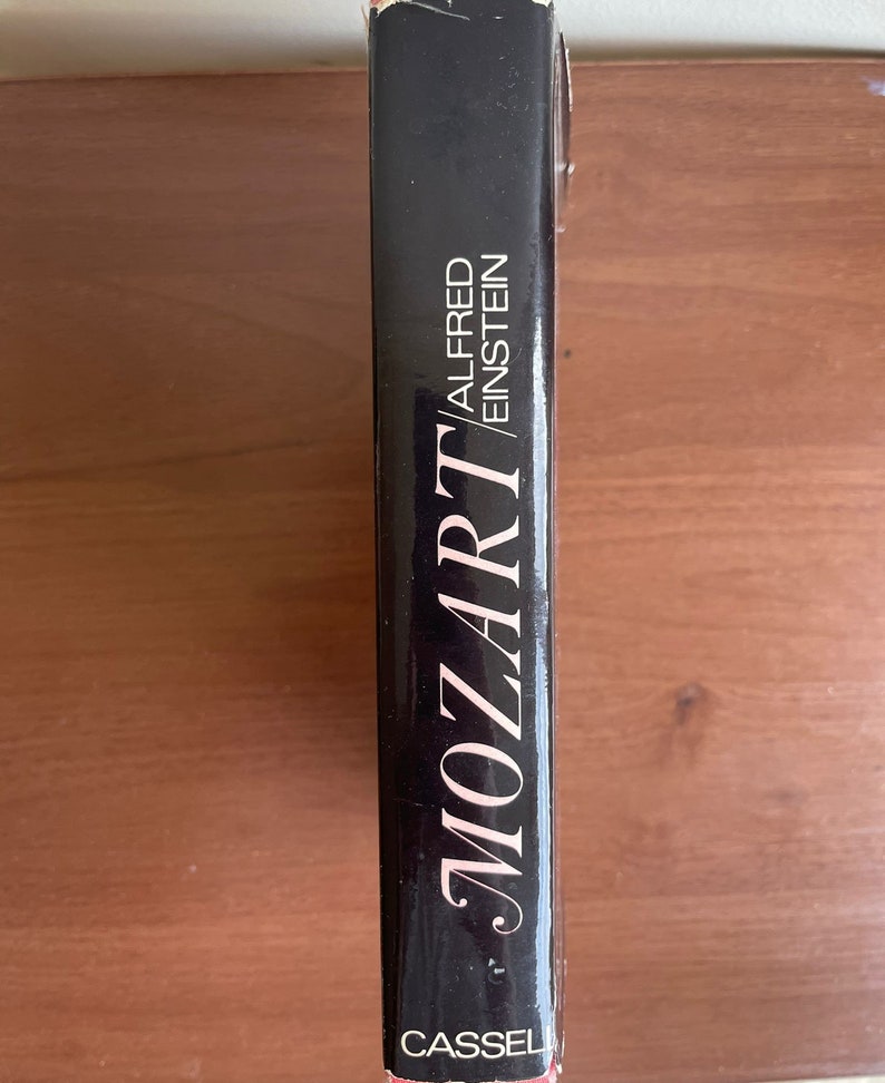 Vintage Mozart Book / MOZART His Character, His Work Written by Alfred ...