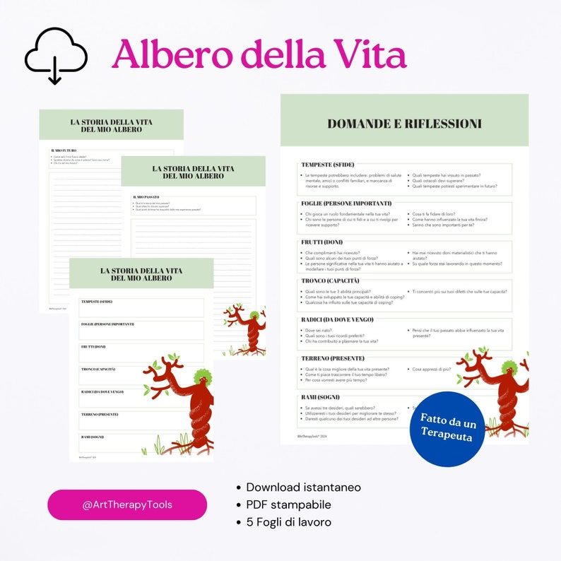 Printable PDF. Worksheets: "tree of My Life". Worksheets and Reflection ...