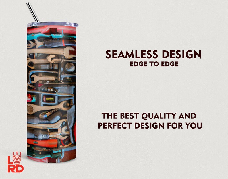 20 Oz Skinny Tumbler Sublimation Design Mechanic Tool Set - Etsy