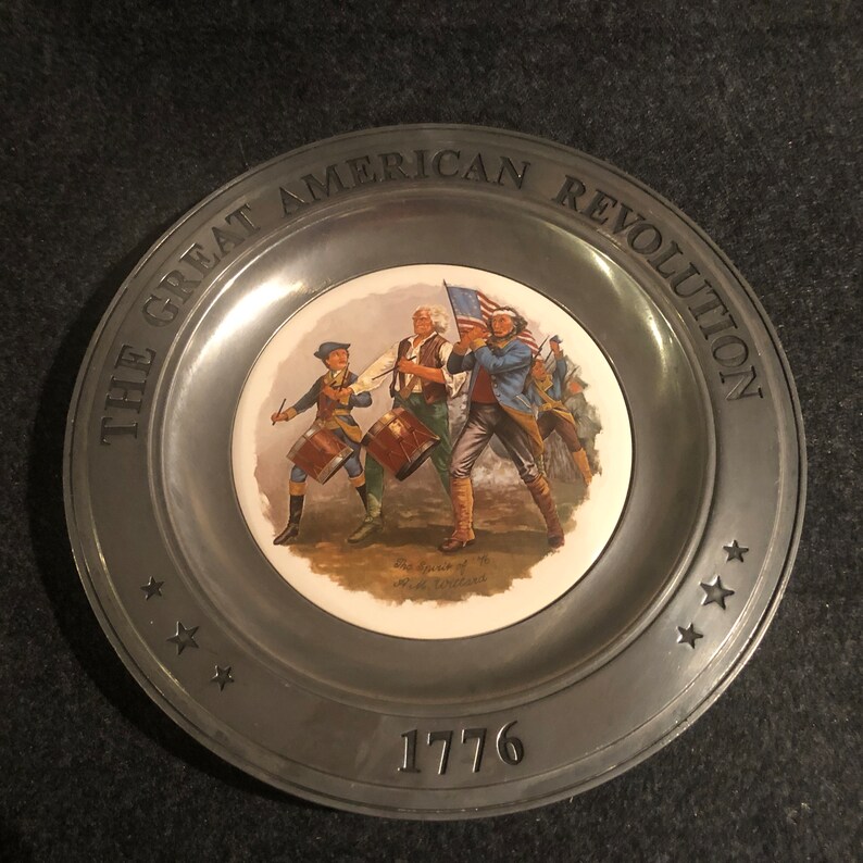 The Great American Revolution 1776 Pewter Collectible Plates ~ Choice ...