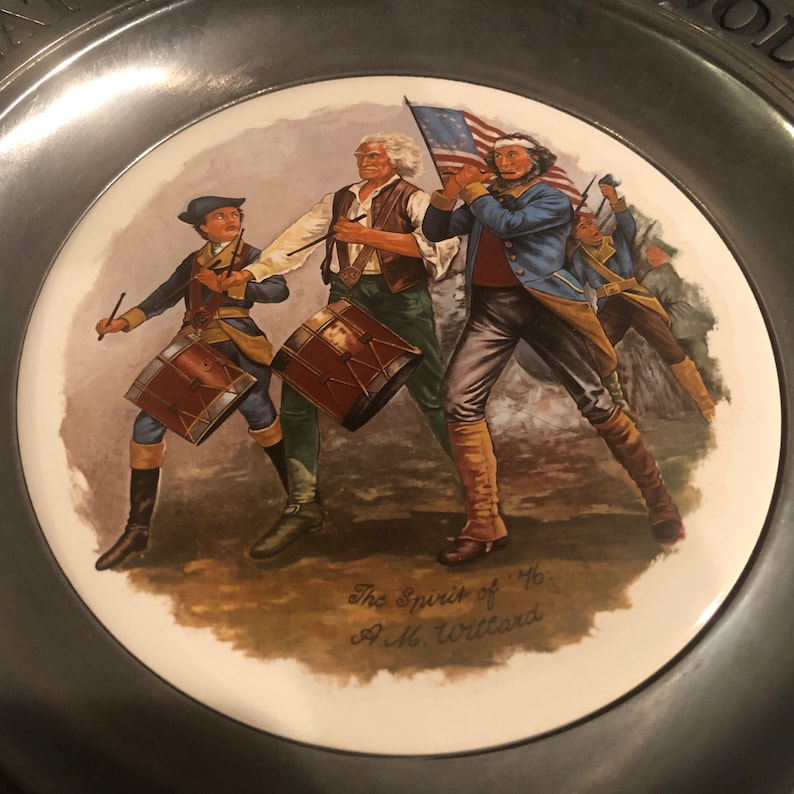 The Great American Revolution 1776 Pewter Collectible Plates ~ Choice ...