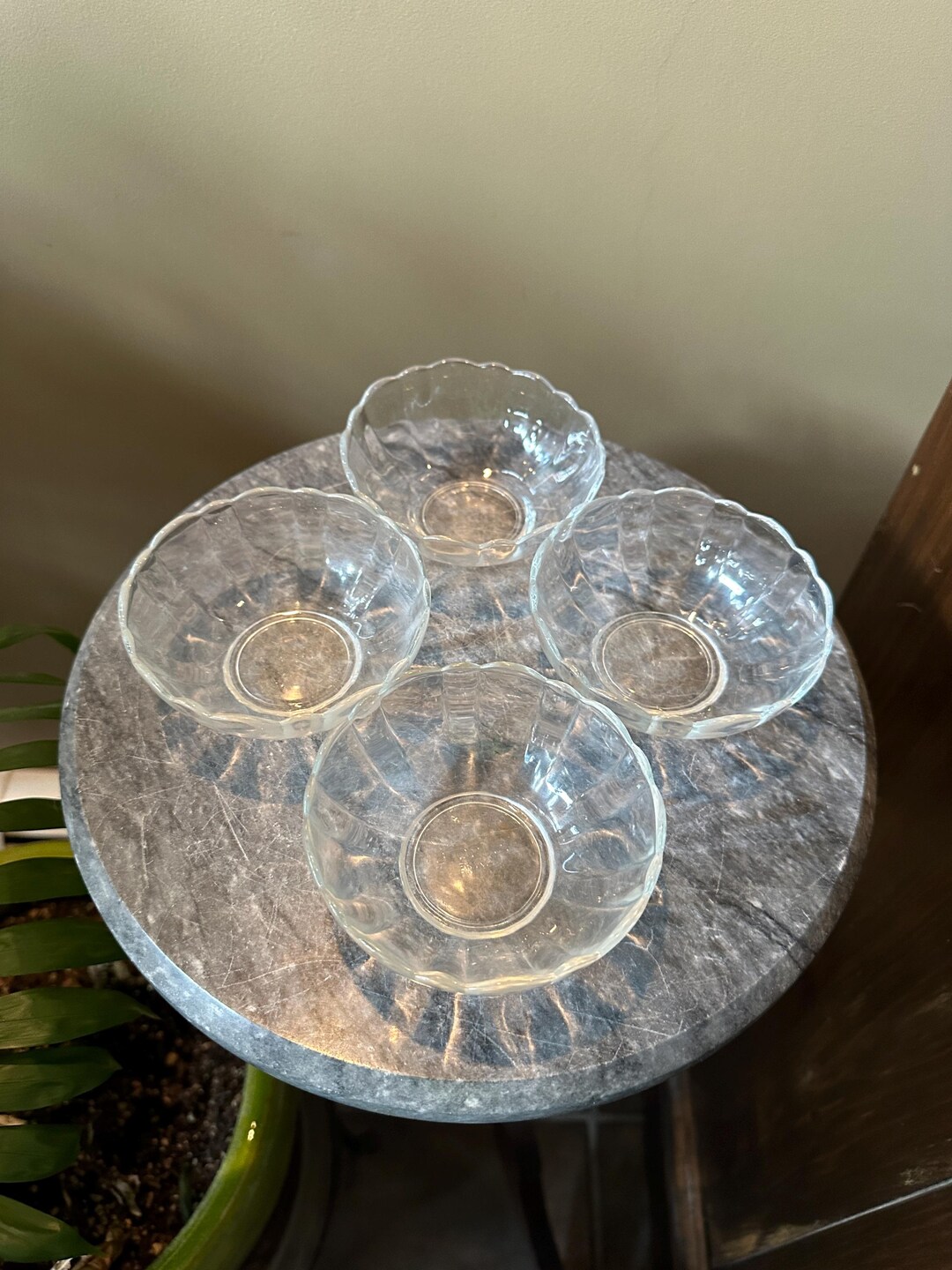 ARCOROC Clear Glass Custard Cups ~ Set of 4 ~ Vintage - Etsy