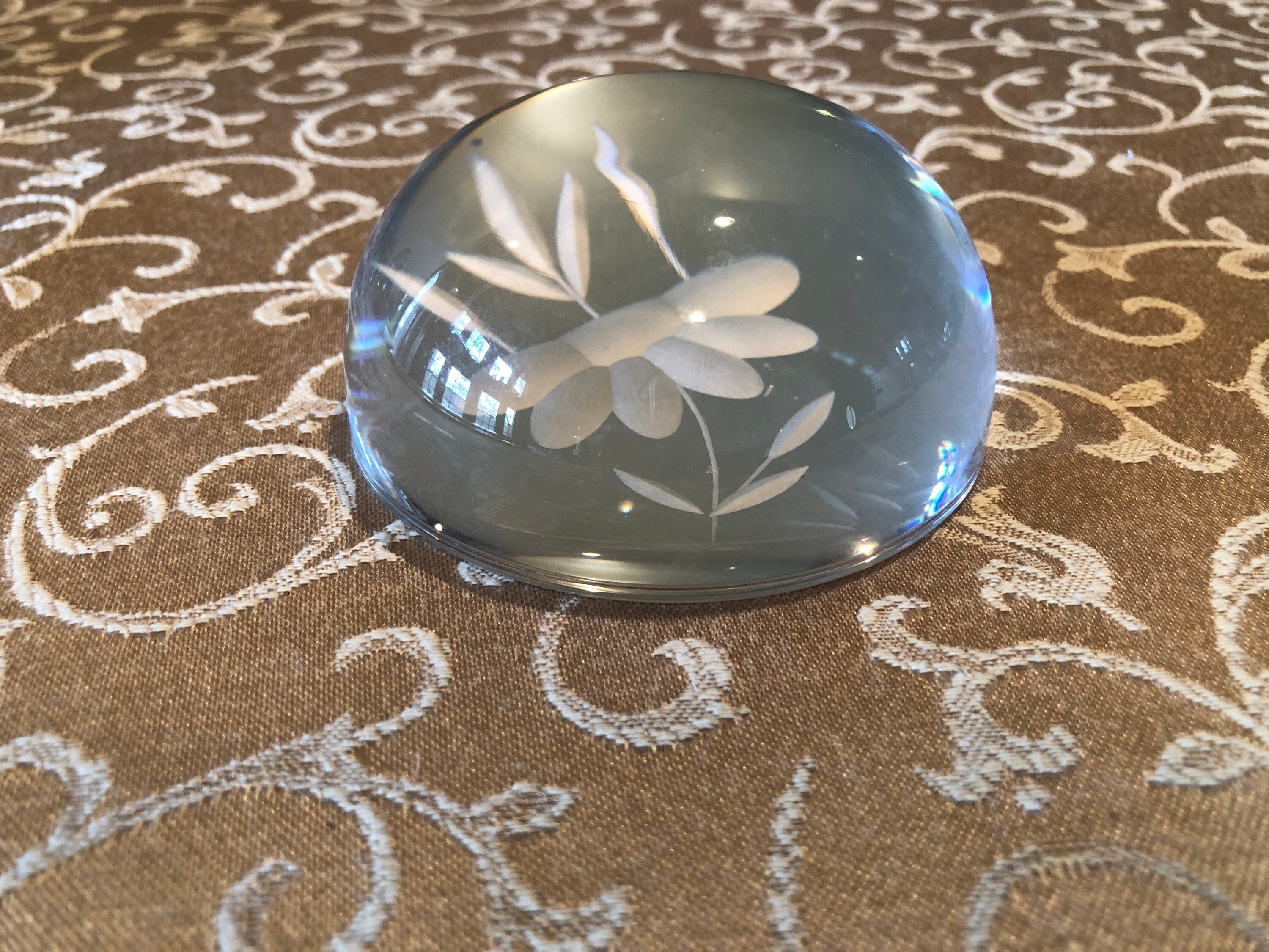 Princess House Lead Crystal Paperweight ~ Vintage 1990's - Etsy
