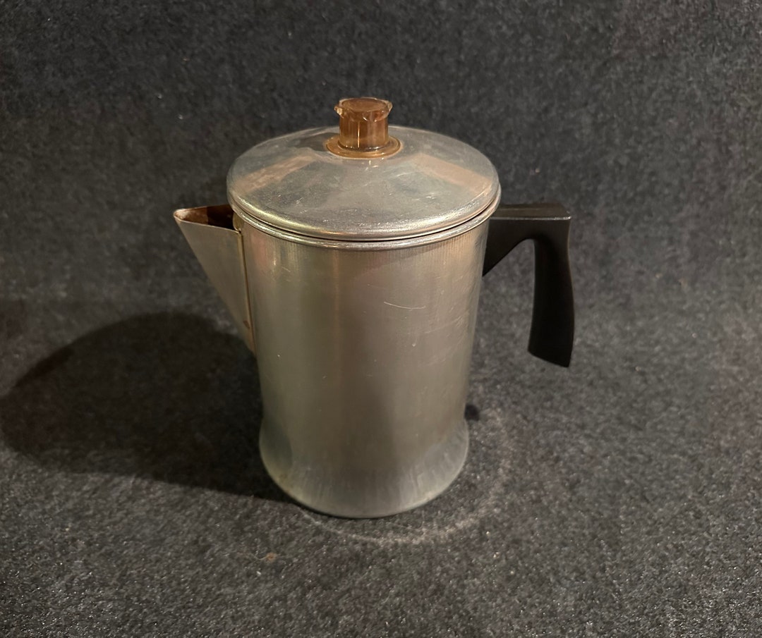 MIRRO Aluminum Coffee Pot Vintage 1960's - Etsy