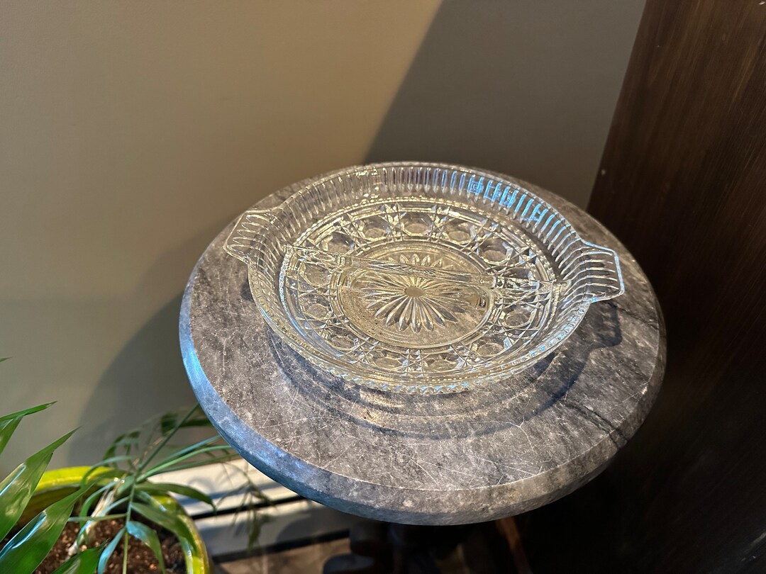 Federal Windsor Pattern Cut Glass Divided Pickle/relish ~ Vintage - Etsy