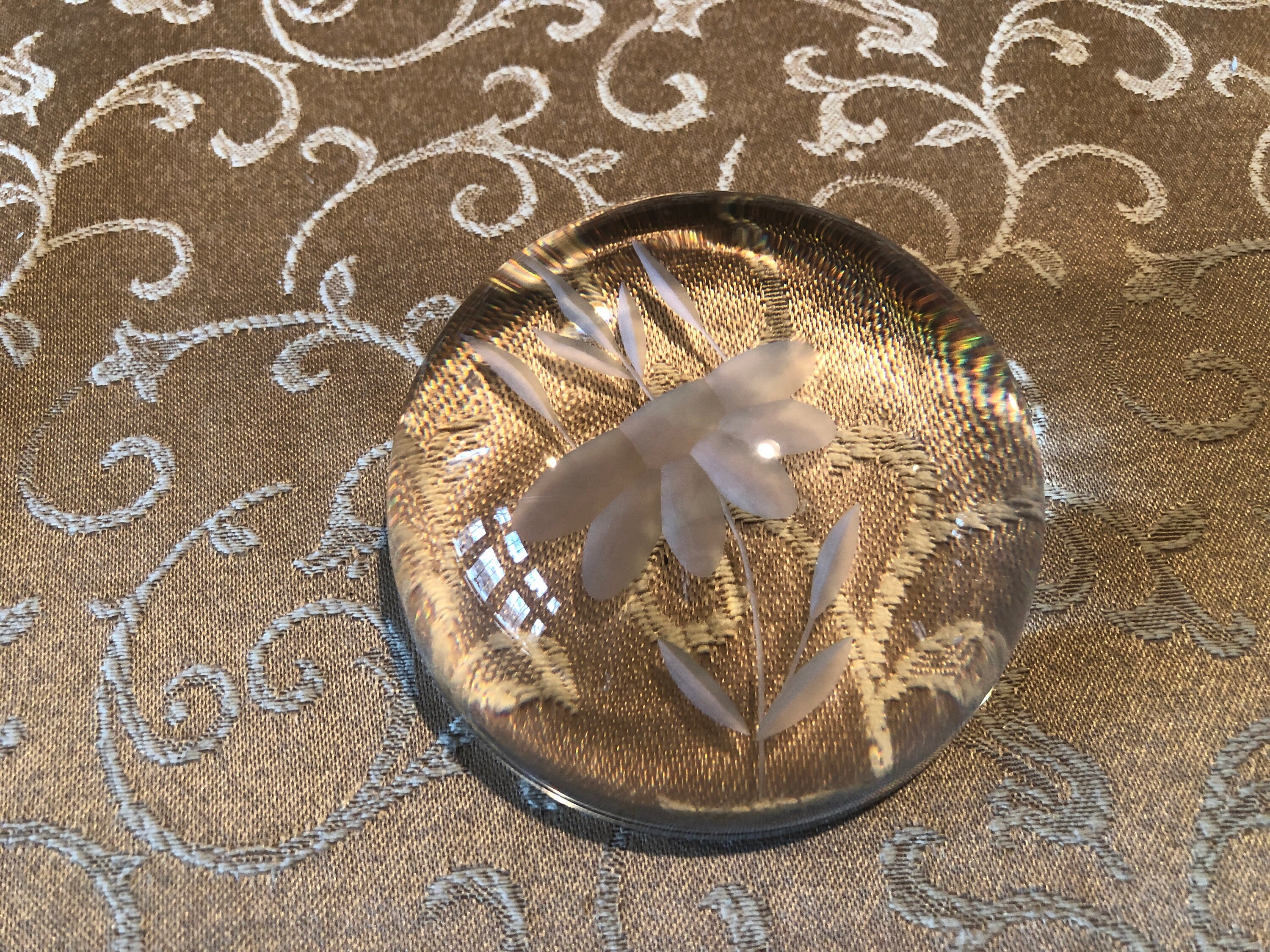 Princess House Lead Crystal Paperweight ~ Vintage 1990's - Etsy