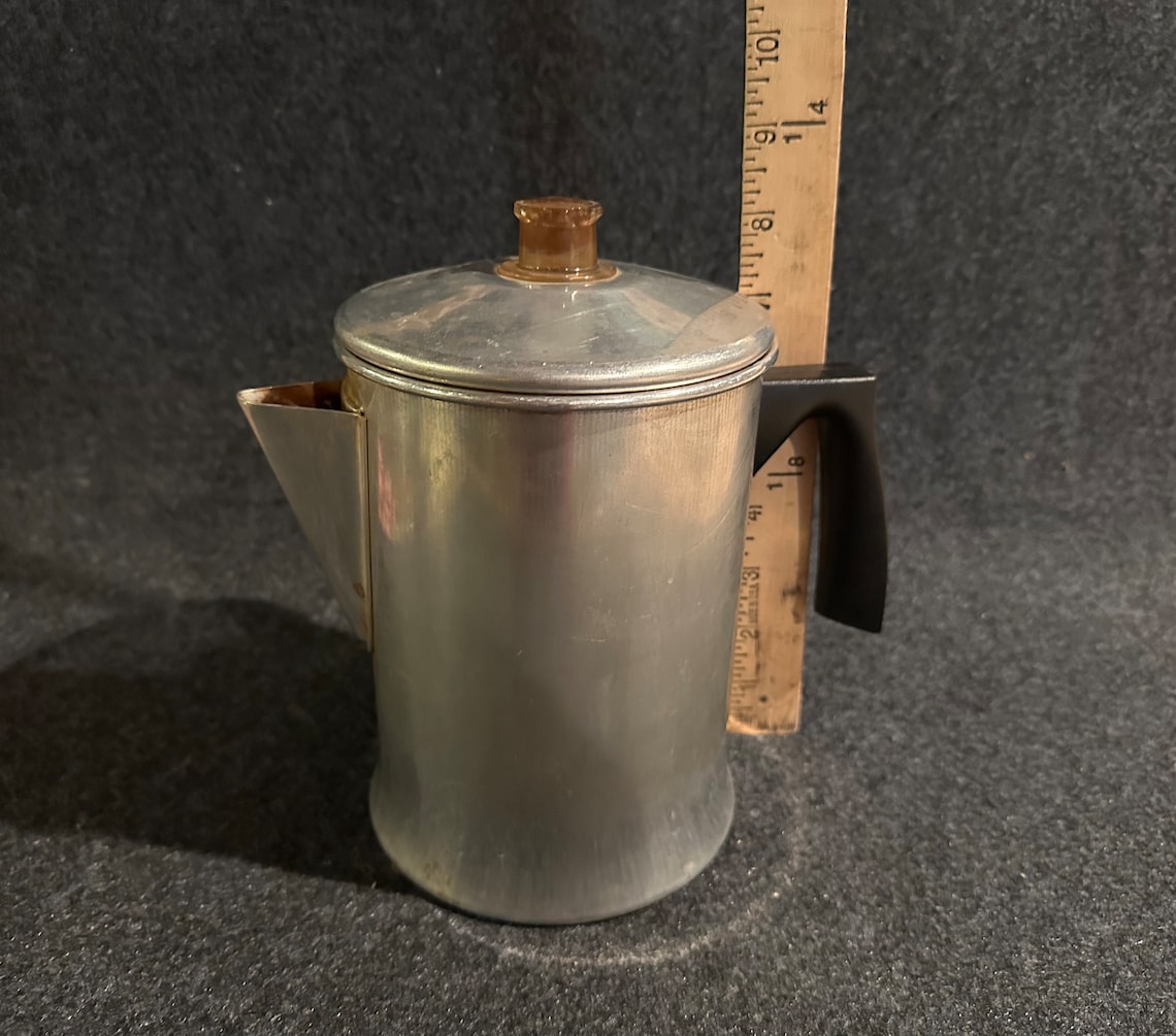 MIRRO Aluminum Coffee Pot ~ Vintage ~ 1960's - Etsy