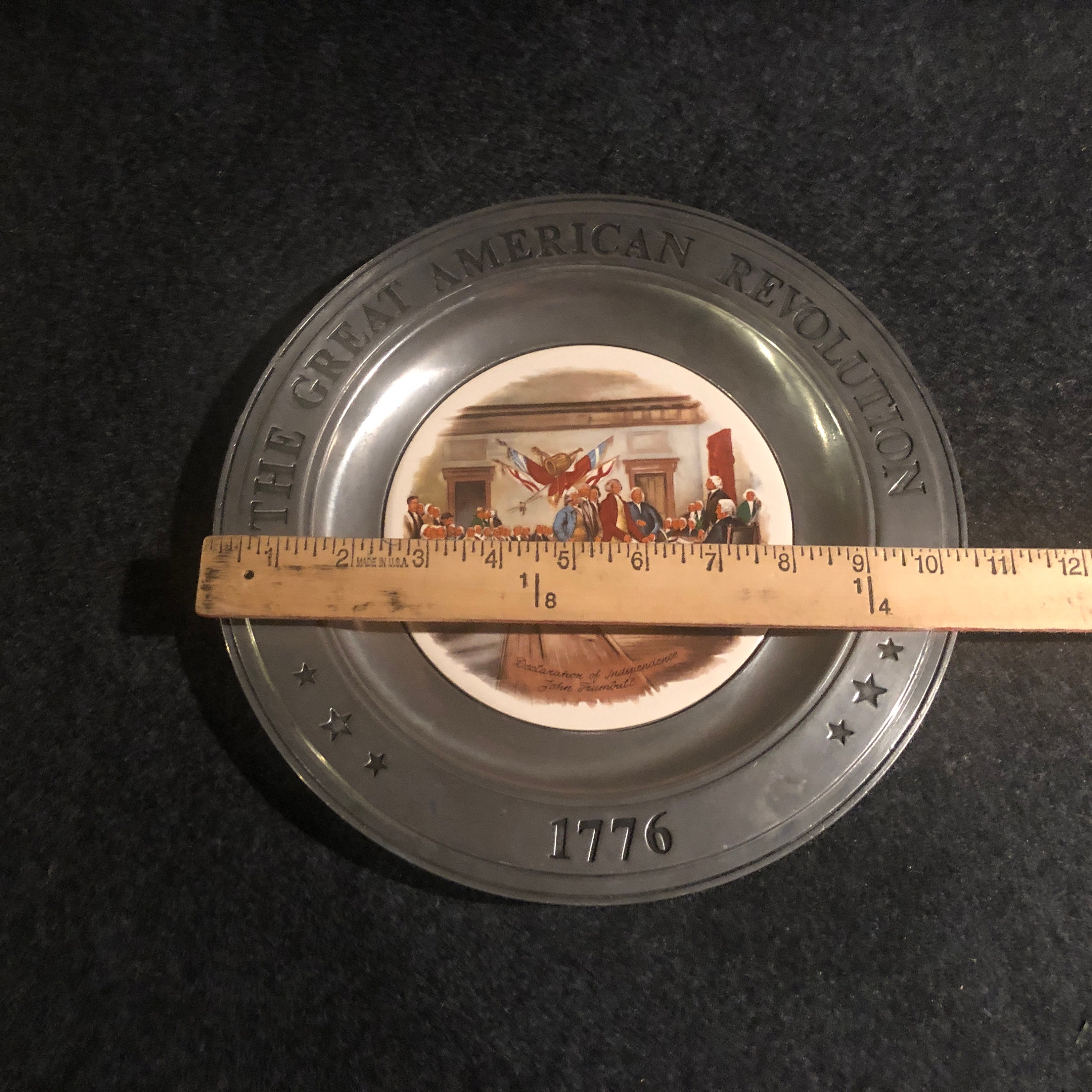 The Great American Revolution 1776 Pewter Collectible Plates ~ Choice ...