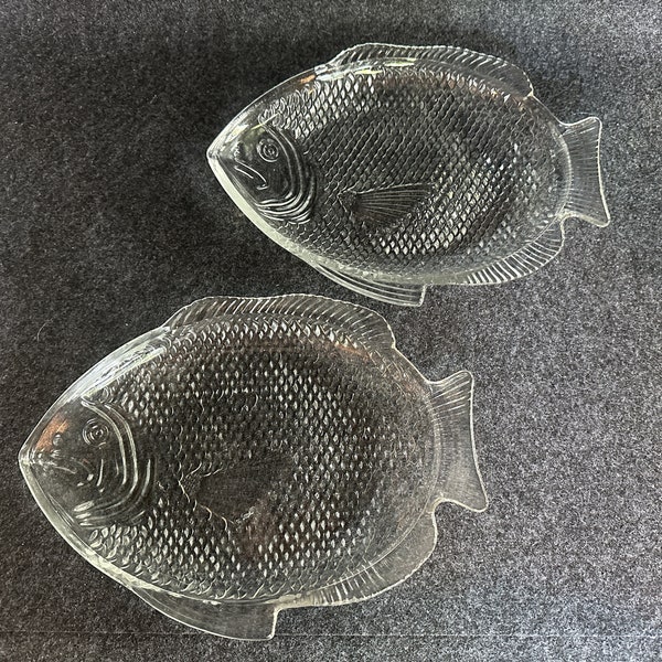 Glass Fish Dish - Etsy