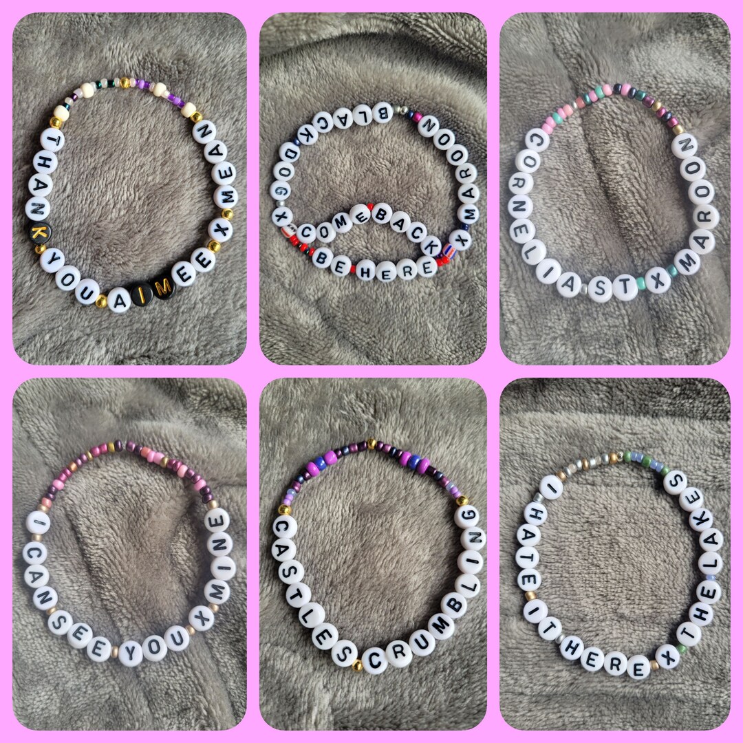 Taylor Swift Surprise Song Mash Ups Set of 2 Friendship Bracelets From ...
