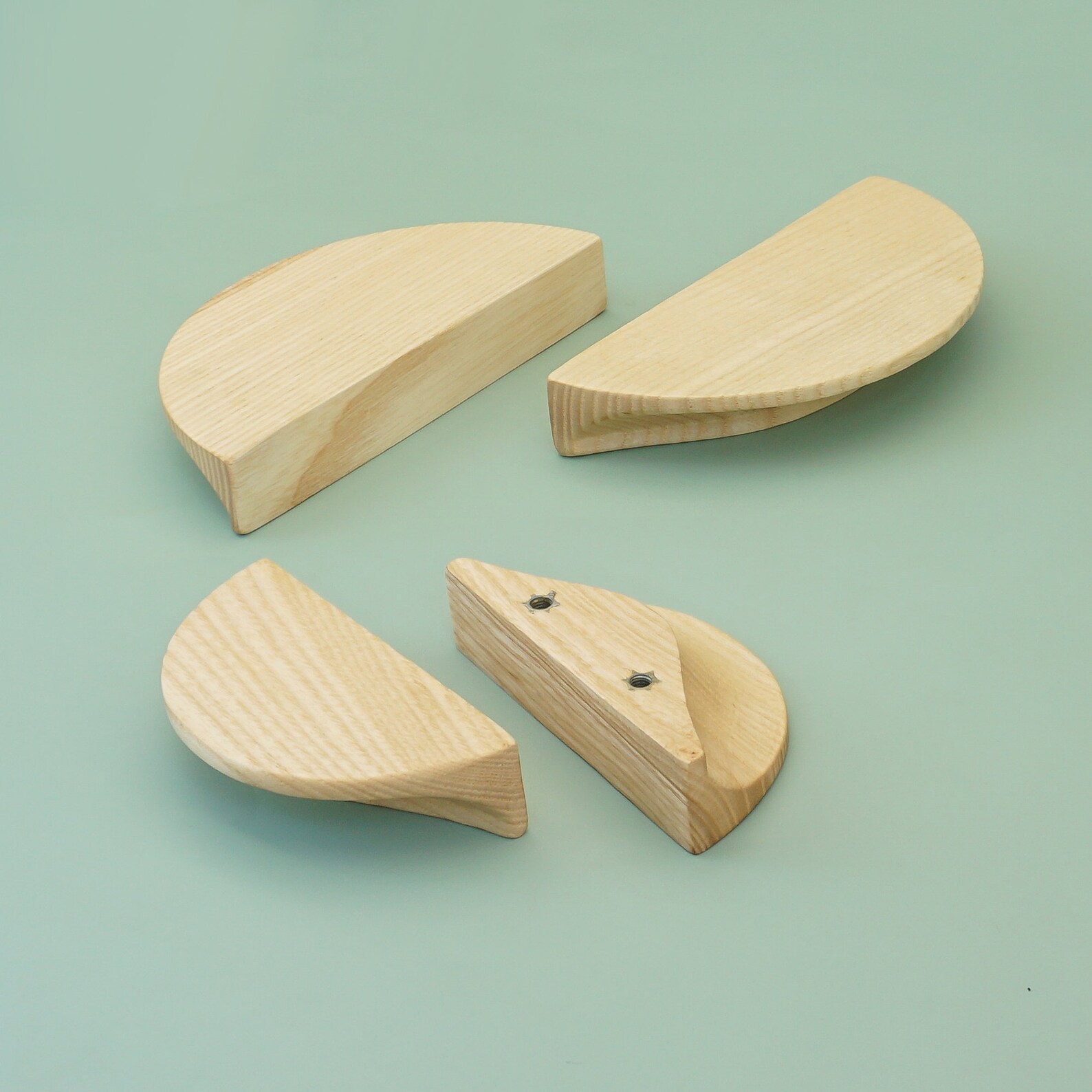 Semicircle Drawer Pulls Half Moon Kitchen Handles Simple - Etsy Hong Kong