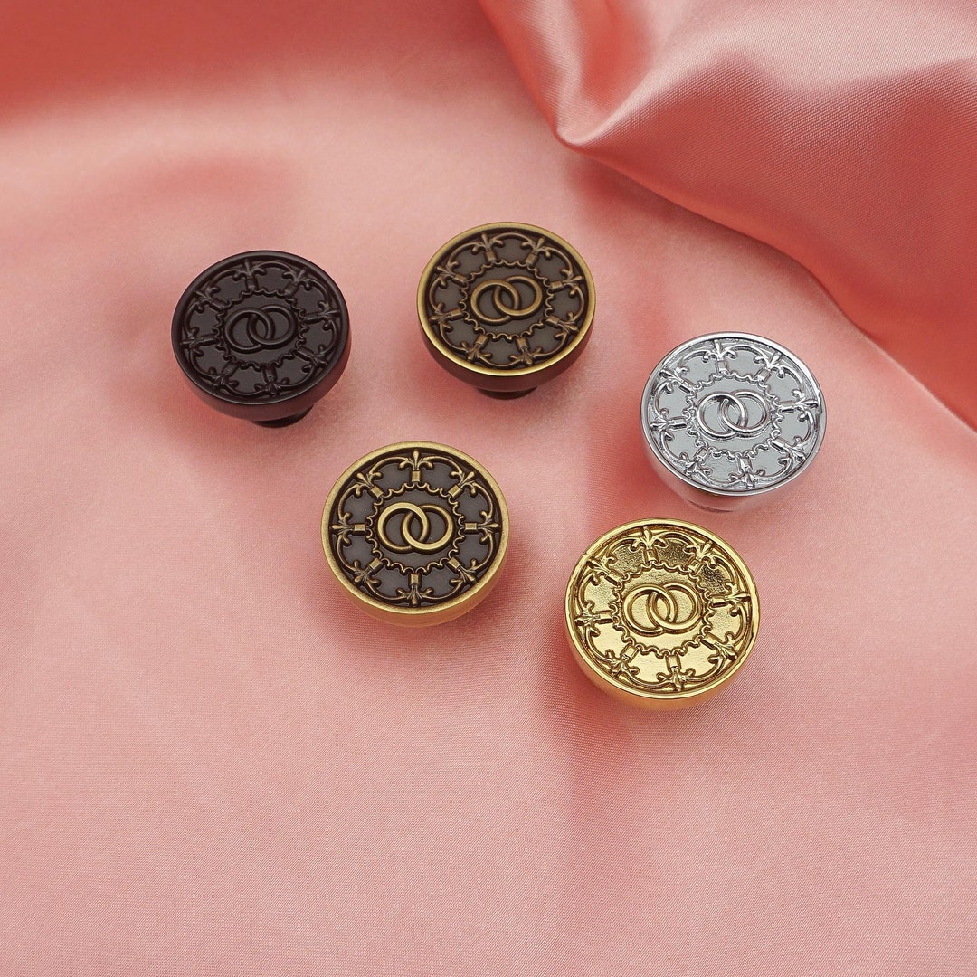 French Cabinet Knobs Age Brass Kithen Knobs Shiny Gold Door Knobs Solid ...