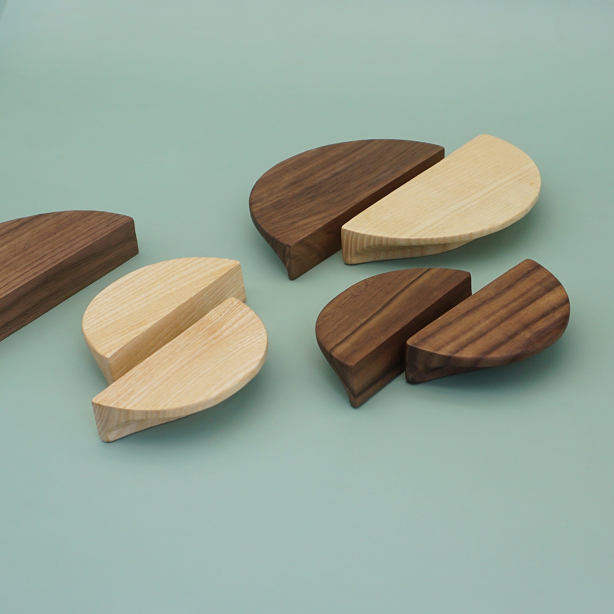 Semicircle Drawer Pulls Half Moon Kitchen Handles Simple - Etsy Hong Kong