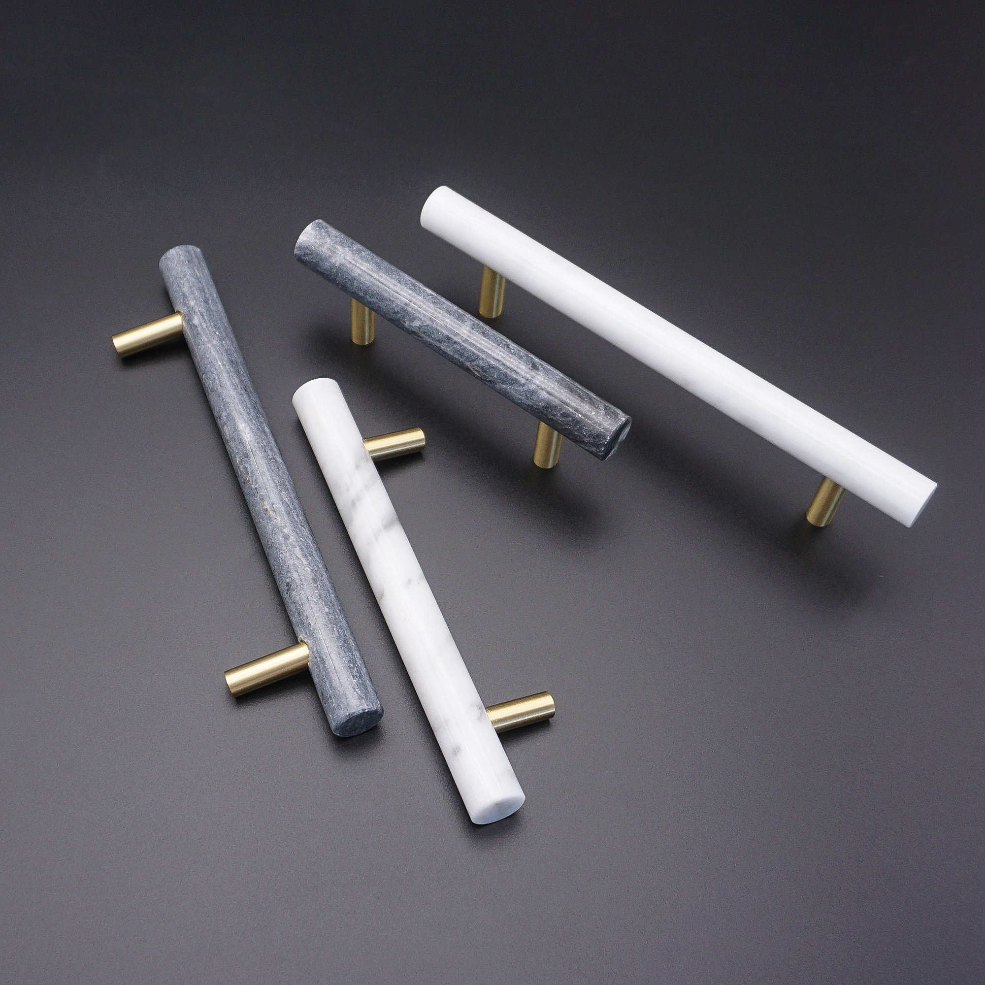 33.785white Gray Black Marble Drawer Knobs - Etsy Hong Kong