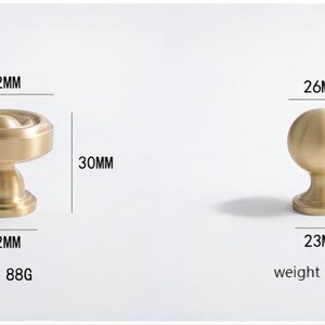 Solid Brass Cabinet Pulls Luxurious Drawer Knobs Handles French ...
