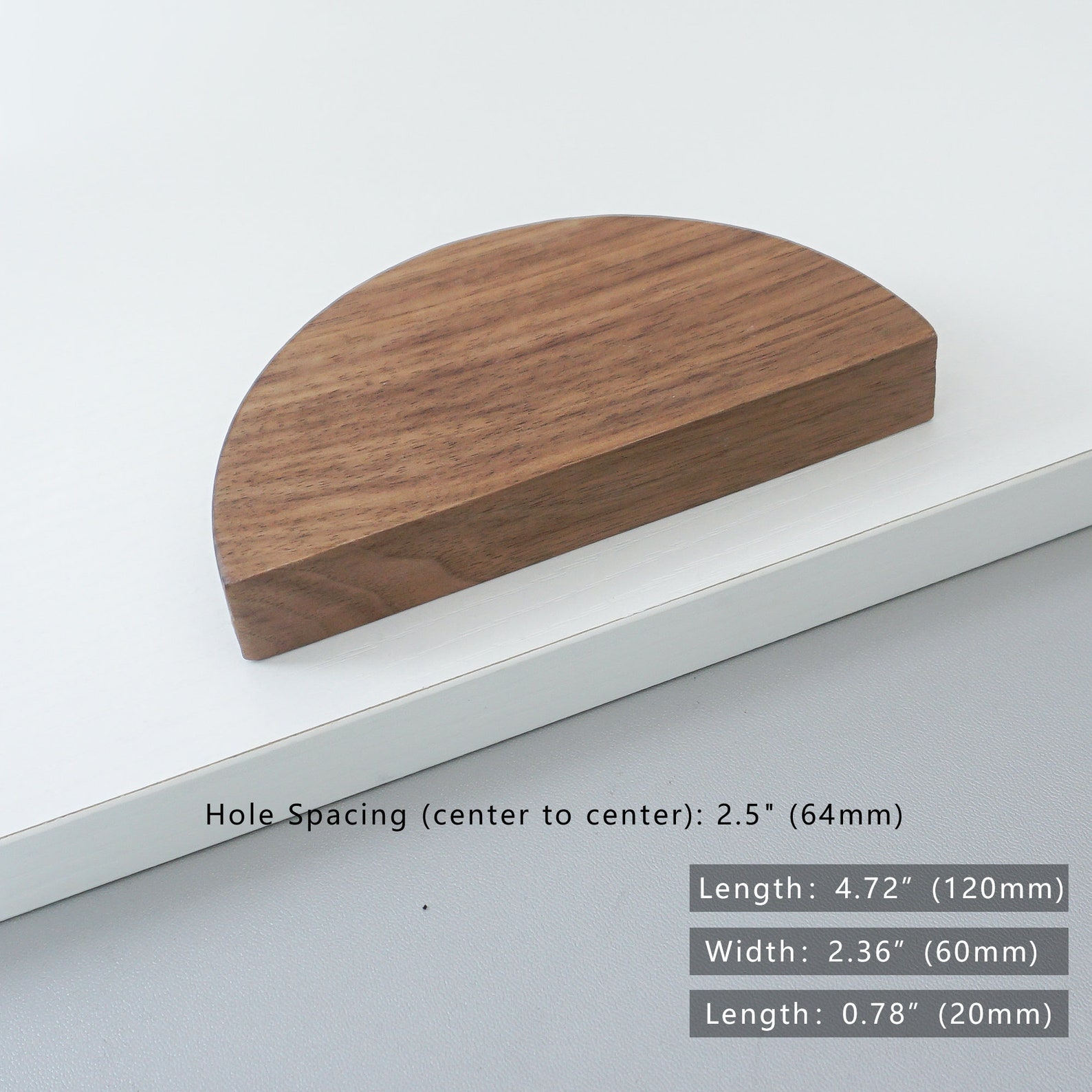 Semicircle Drawer Pulls Half Moon Kitchen Handles Simple - Etsy Hong Kong