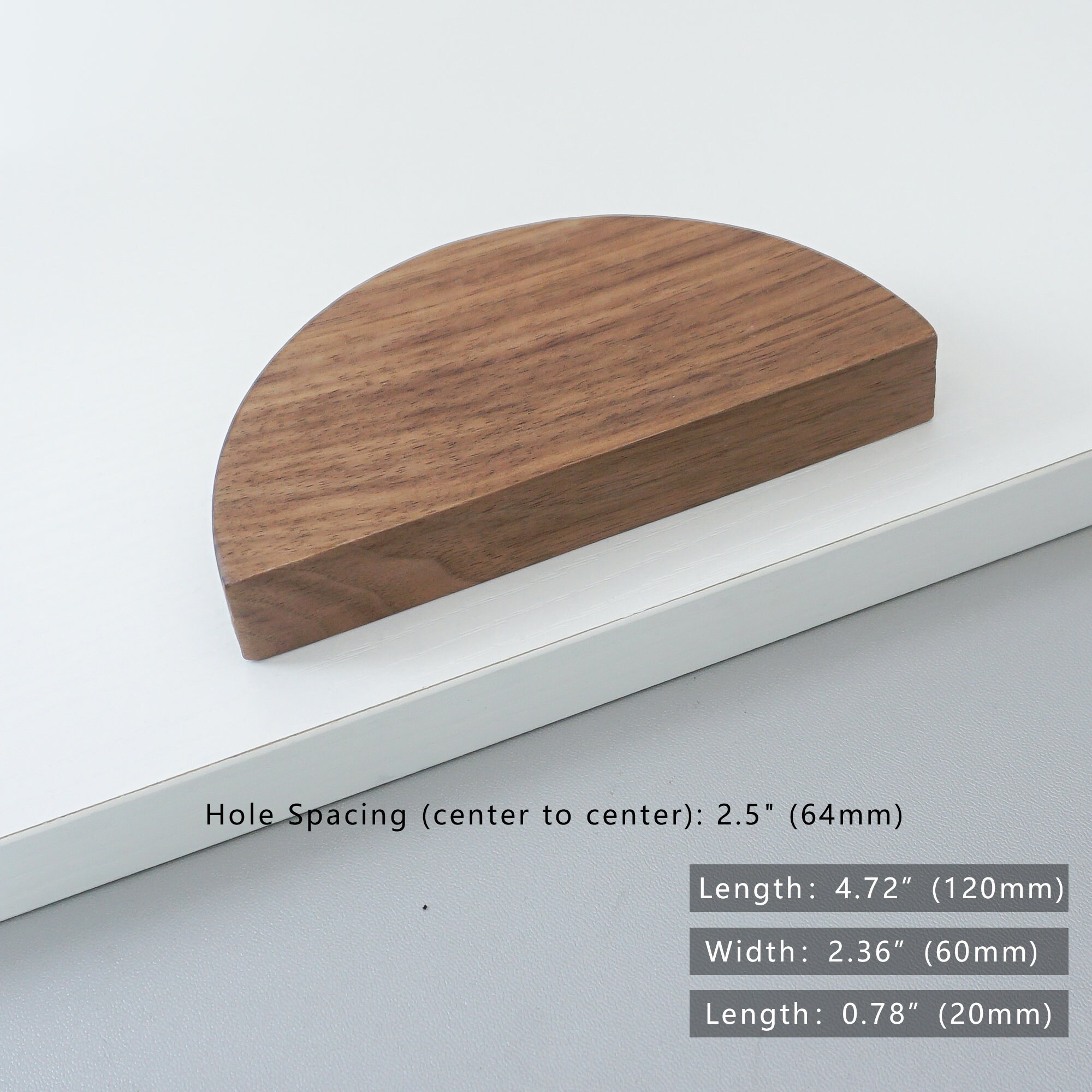 Semicircle Drawer Pulls Half Moon Kitchen Handles Simple - Etsy Hong Kong