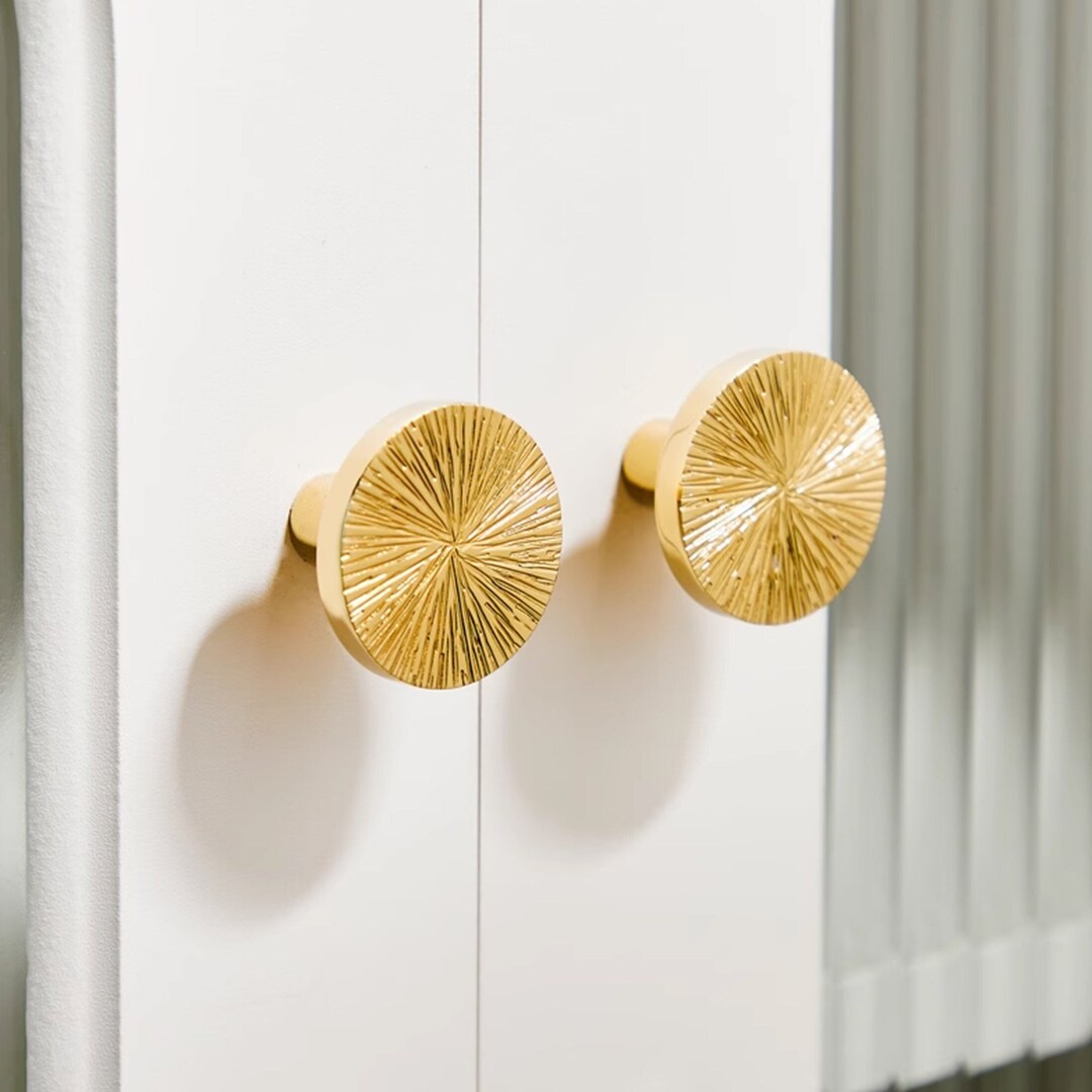 Silver Chrome Cabinet Knobs Hammered Shiny Gold Dresser Knobs Exquisite Hammered Drawer Pulls ...