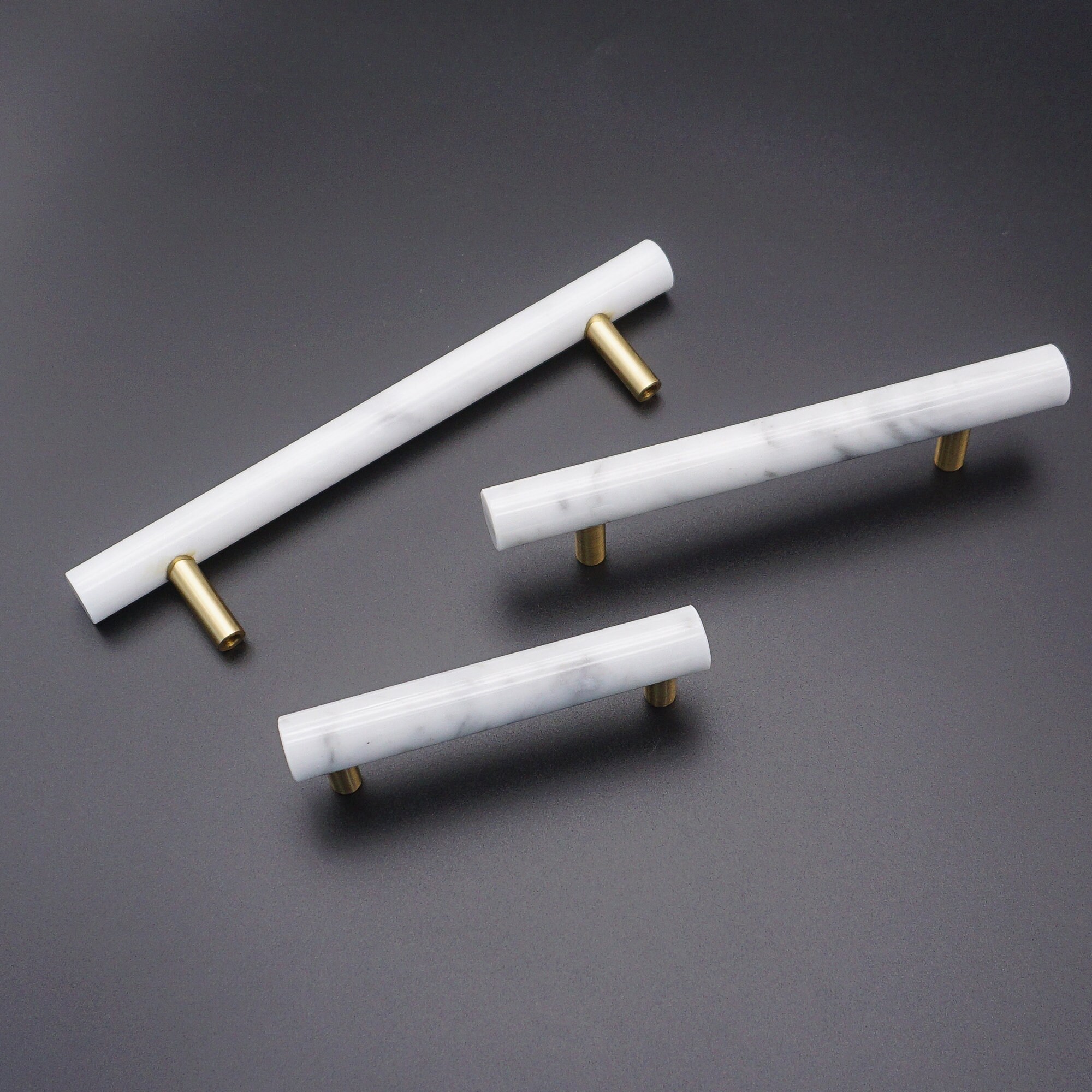 33.785white Gray Black Marble Drawer Knobs - Etsy Hong Kong