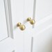 Solid Brass Cabinet Pulls Luxurious Drawer Knobs Handles French ...