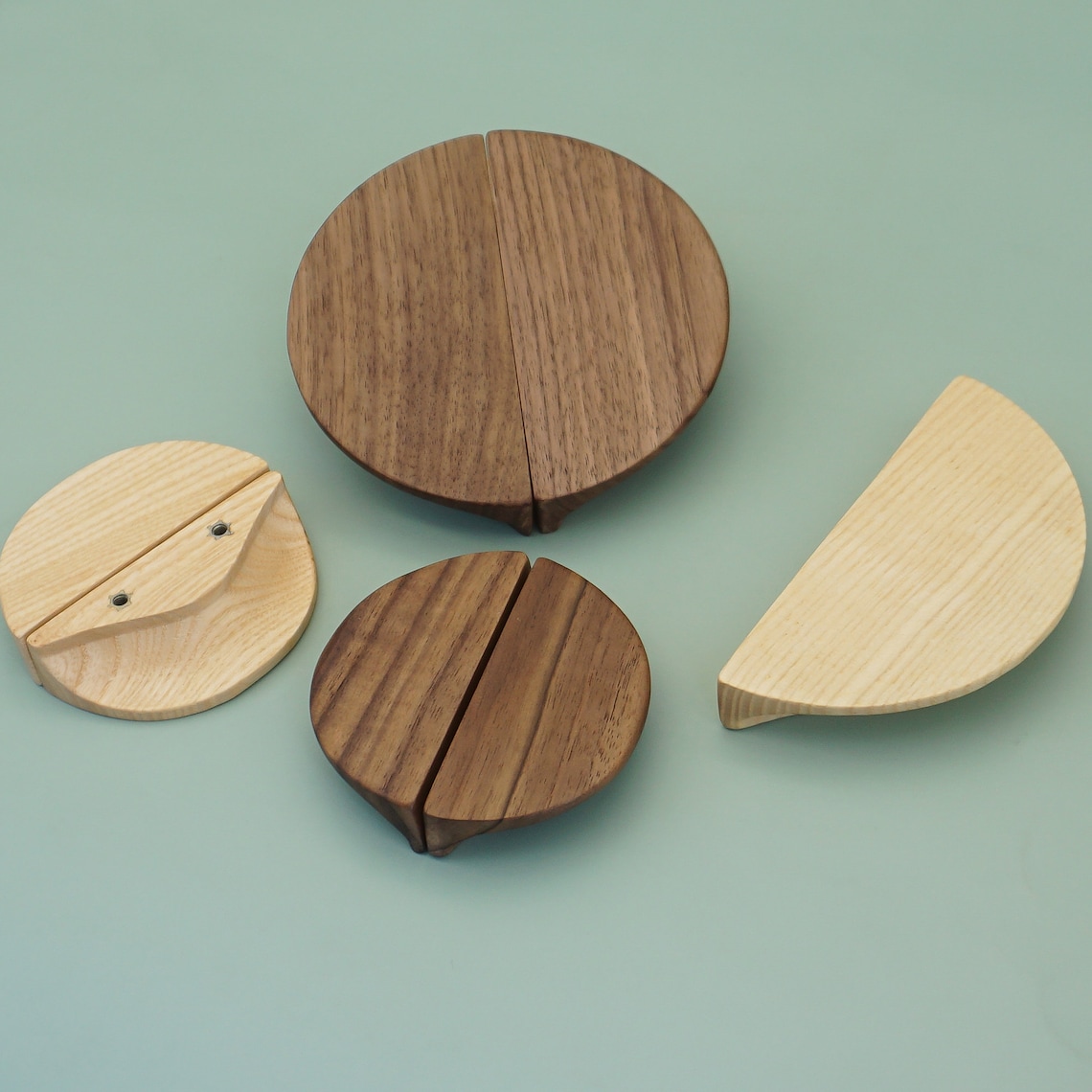 Semicircle Drawer Pulls Half Moon Kitchen Handles Simple - Etsy Hong Kong