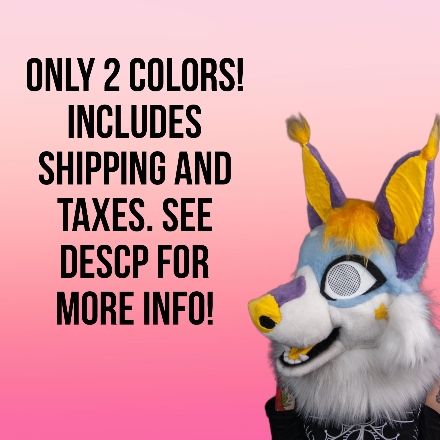 Fursuit Head Commission Open Etsy