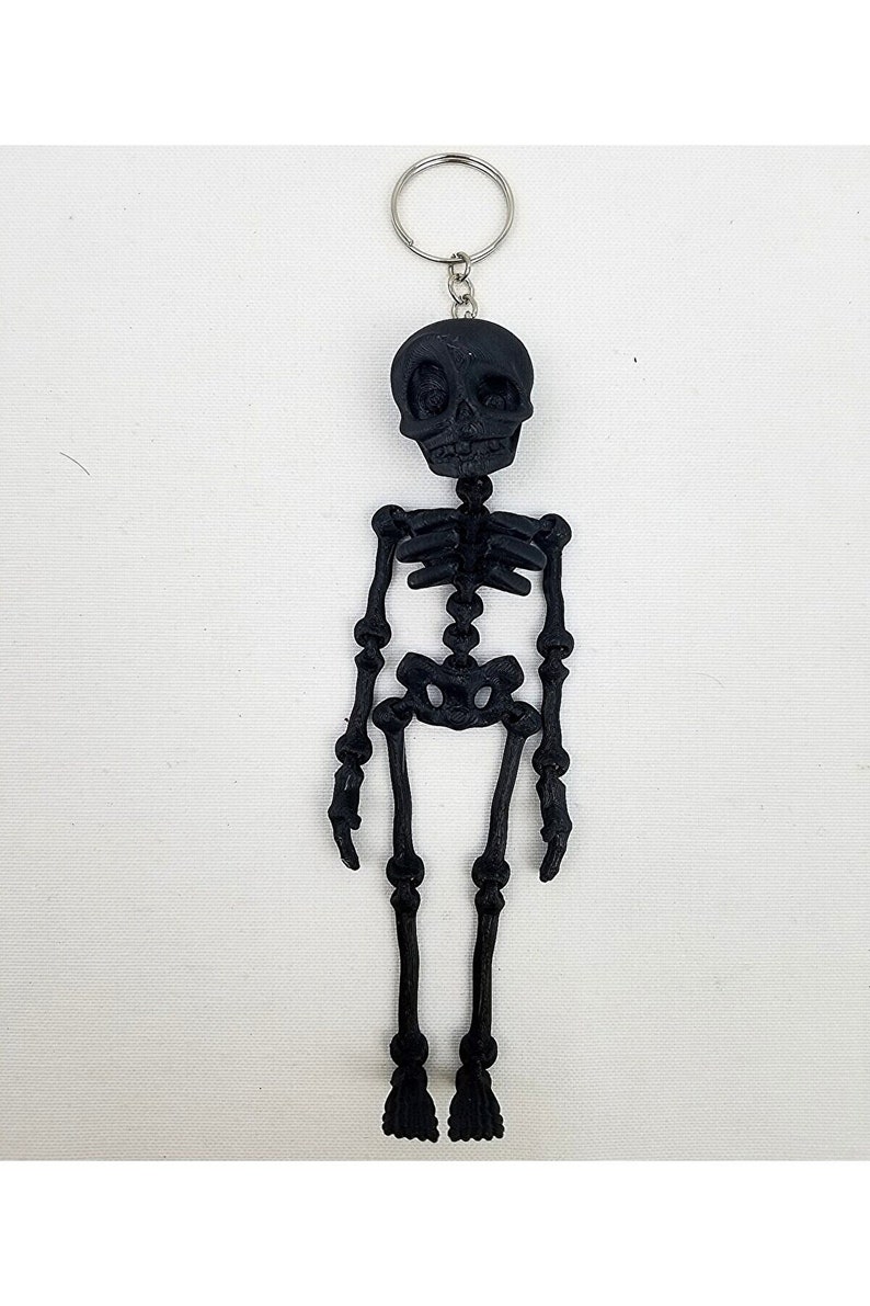 Skeleton Keychain Bag Accessory - Etsy