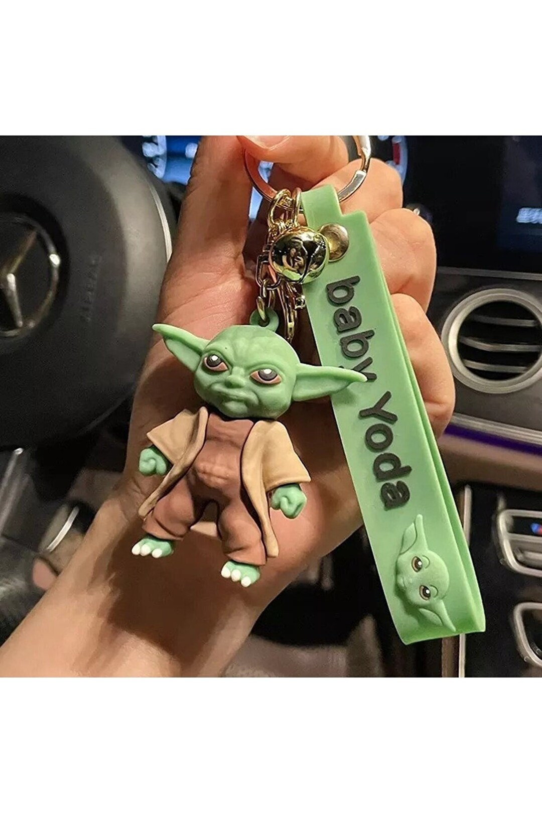 Gift Jedi Master Baby Yoda Keychain and Bag Accessory Bag Accessory - Etsy