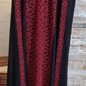 Oriental Palestinian Princess Embroidery Dress Thobe Tatreez Gift for ...