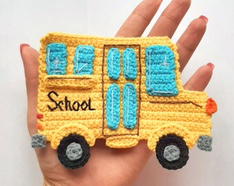 Crochet Pattern School Bus - Etsy