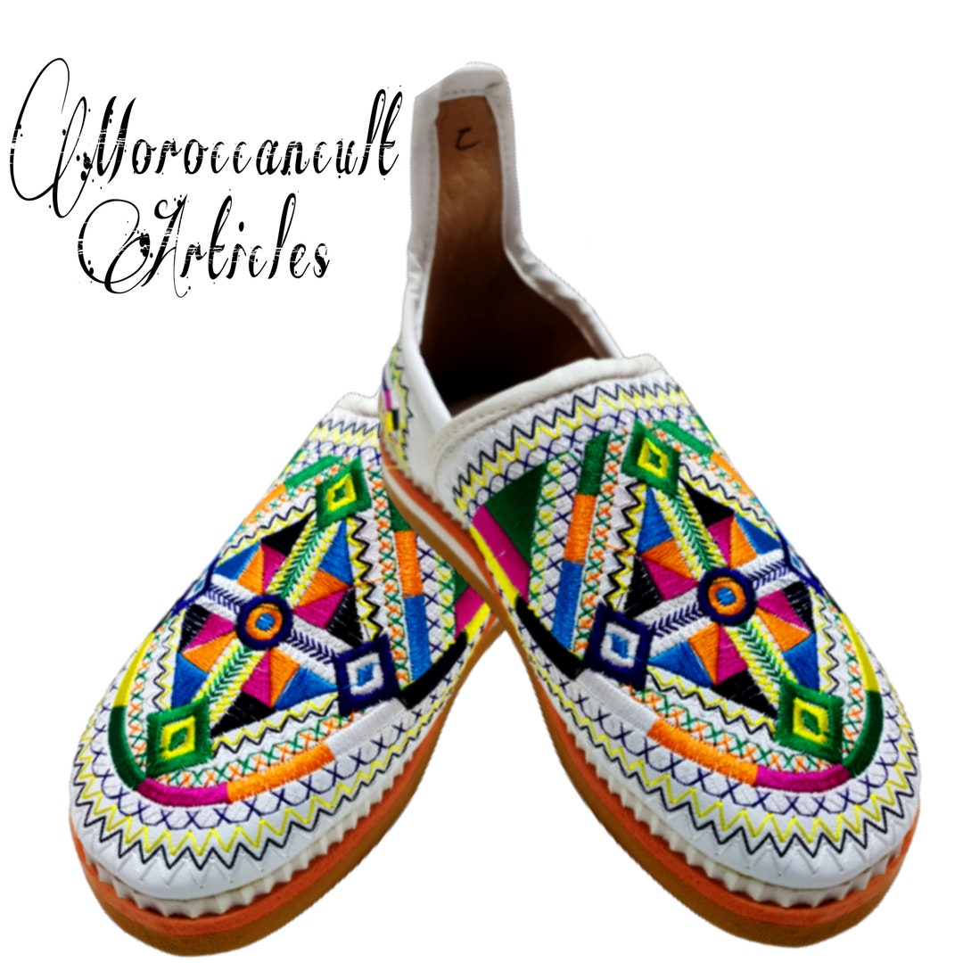 Belgha, Amazigh Slippers, Leather Slippers, Moroccan Shoes, Handmade ...