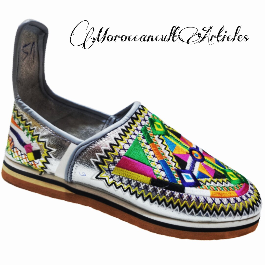 Belgha, Amazigh Babouches, Leather Babouches, Moroccan Shoes, Berber ...