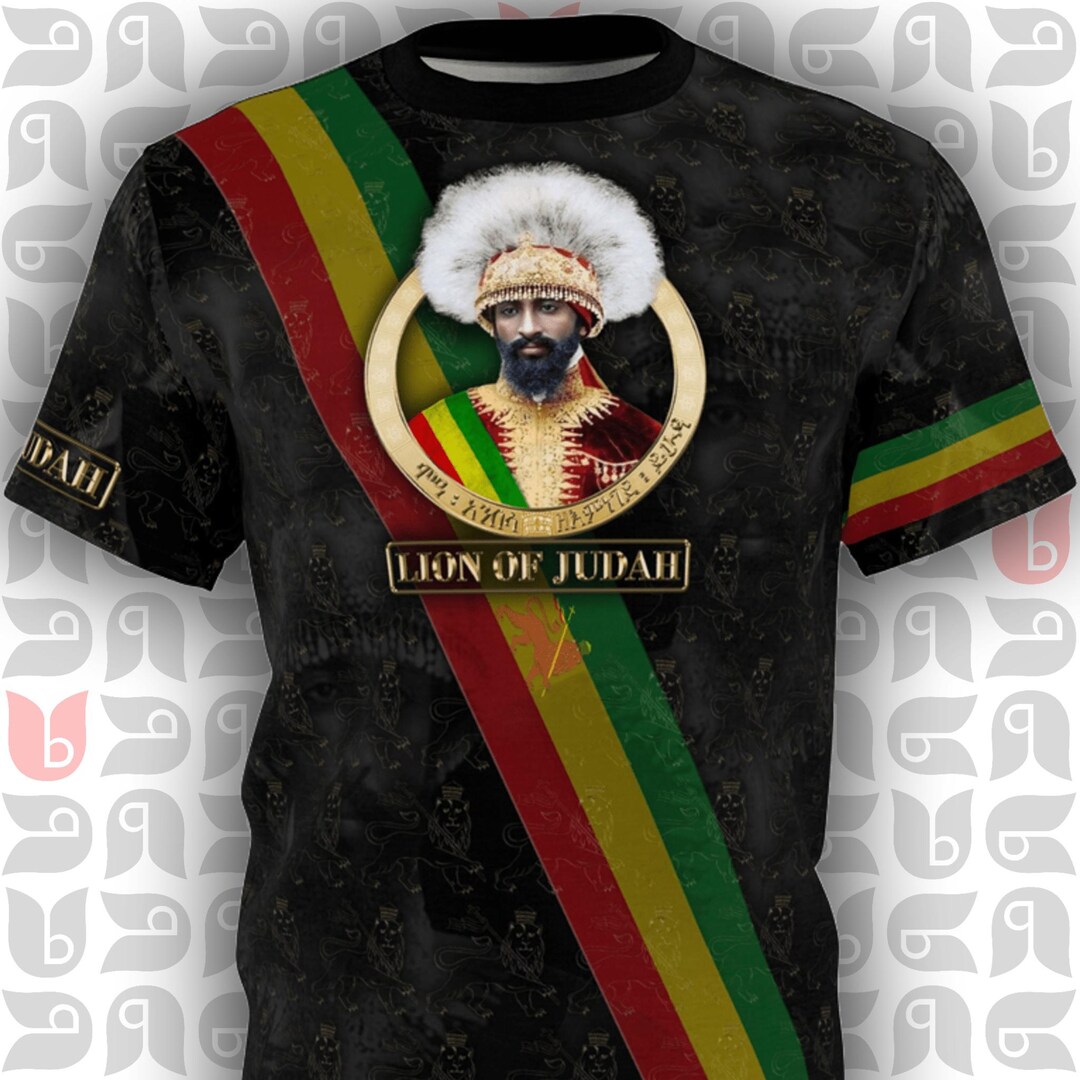 Rastafari Lion of Judah Shirt, Reggae Jah Rastafari T-shirt, Spiritual ...