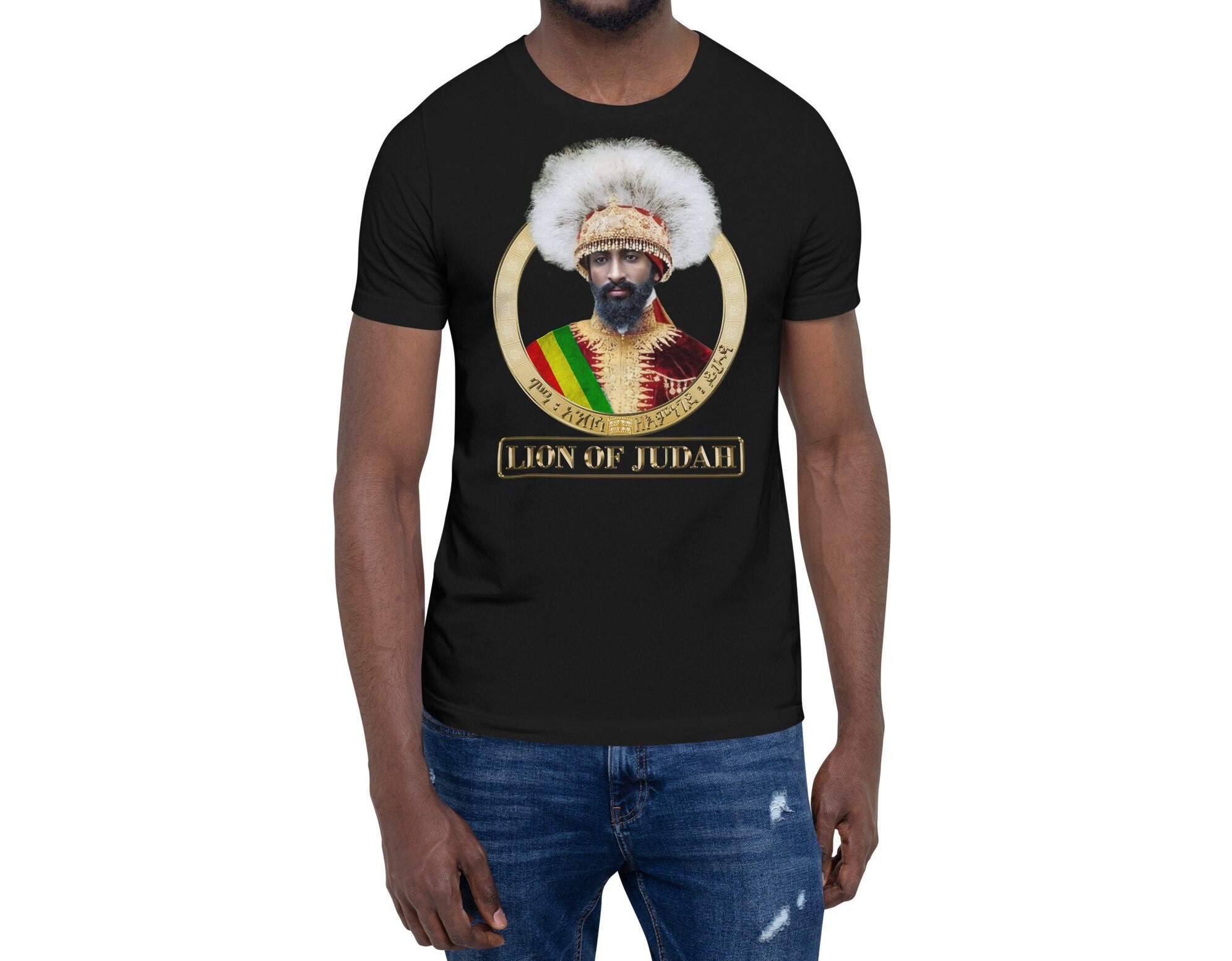 Lion of Judah Shirt, Haile Selassie I Shirt Rasta Clothing Rastafari ...
