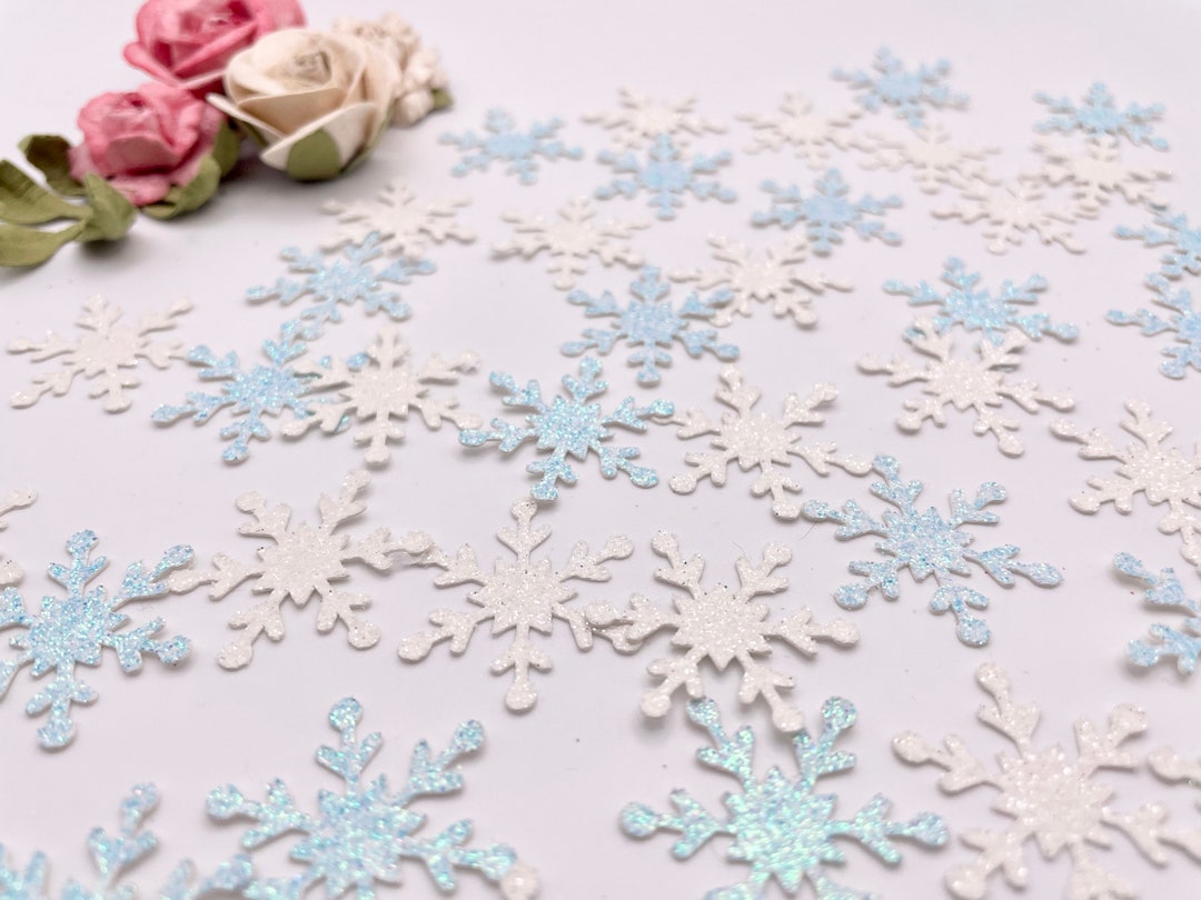 Stunning Glitter Snowflake Table Confetti Christmas - Etsy UK