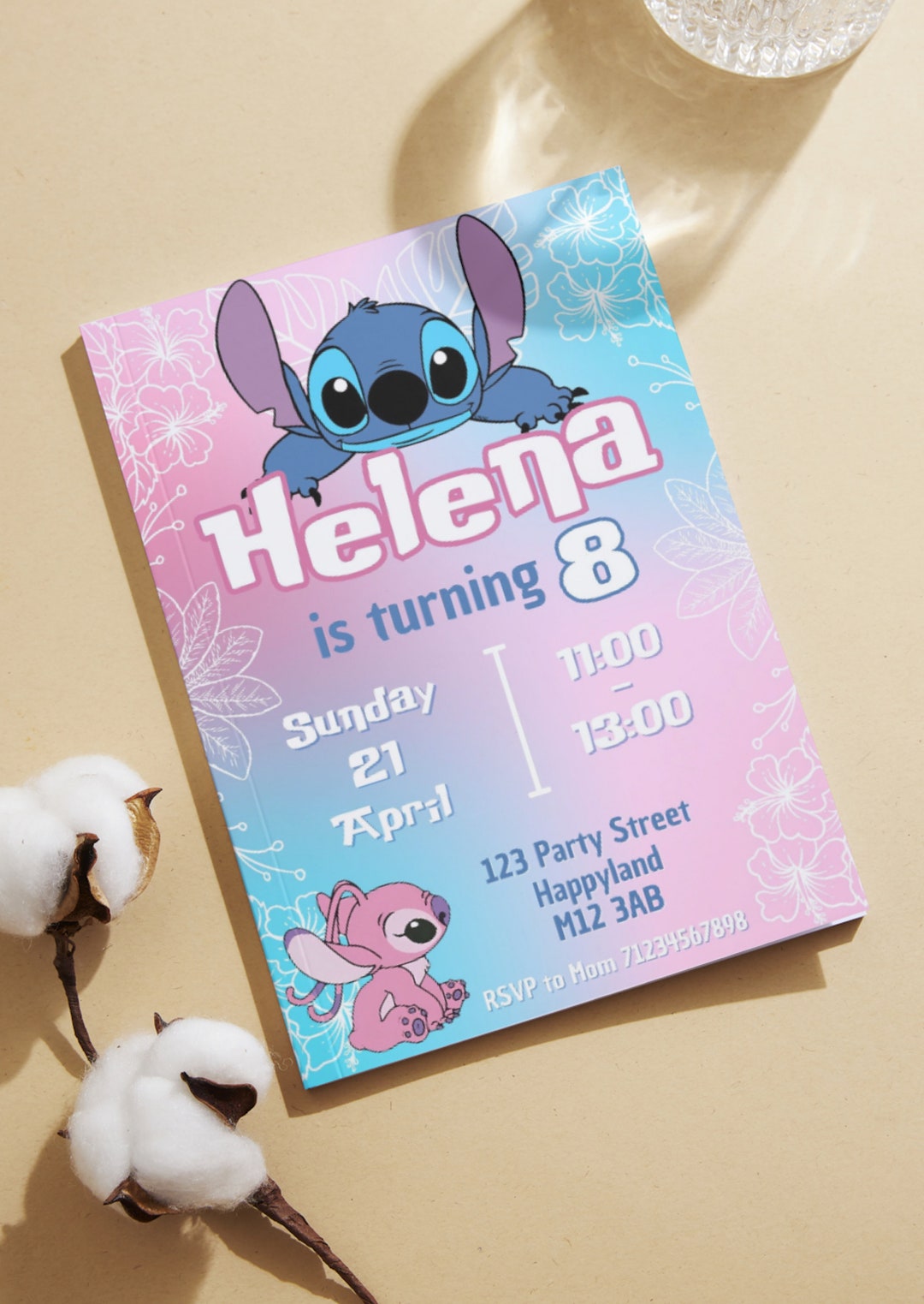 Personalized Birthday Party Invitation - Custom Party Invites for Kids ...