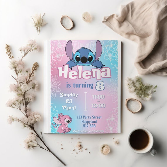 Personalized Birthday Party Invitation Custom Party Invites for Kids Birthday Cute Fun Design Etsy