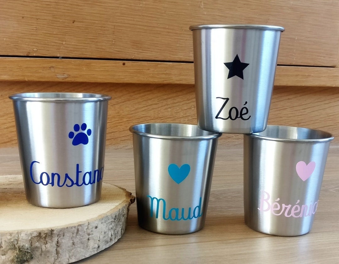 Personalized Stainless Steel Cups With Designs - Etsy