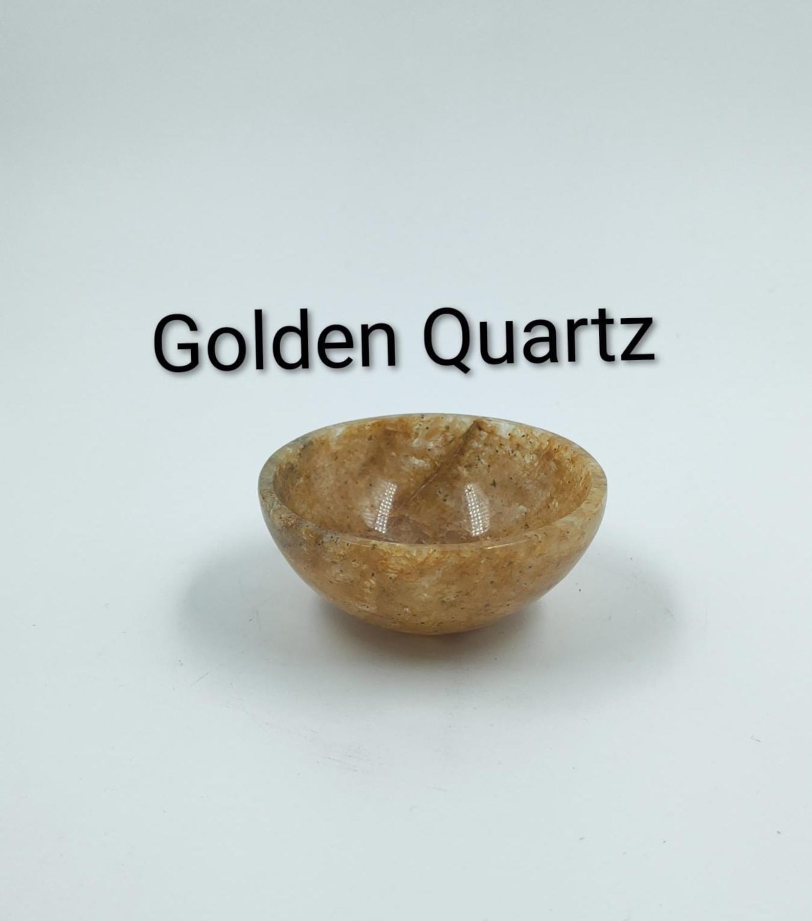 2"natural Crystal Offering Bowl Mini Hand Carved Gemstone Trinket Dish ...