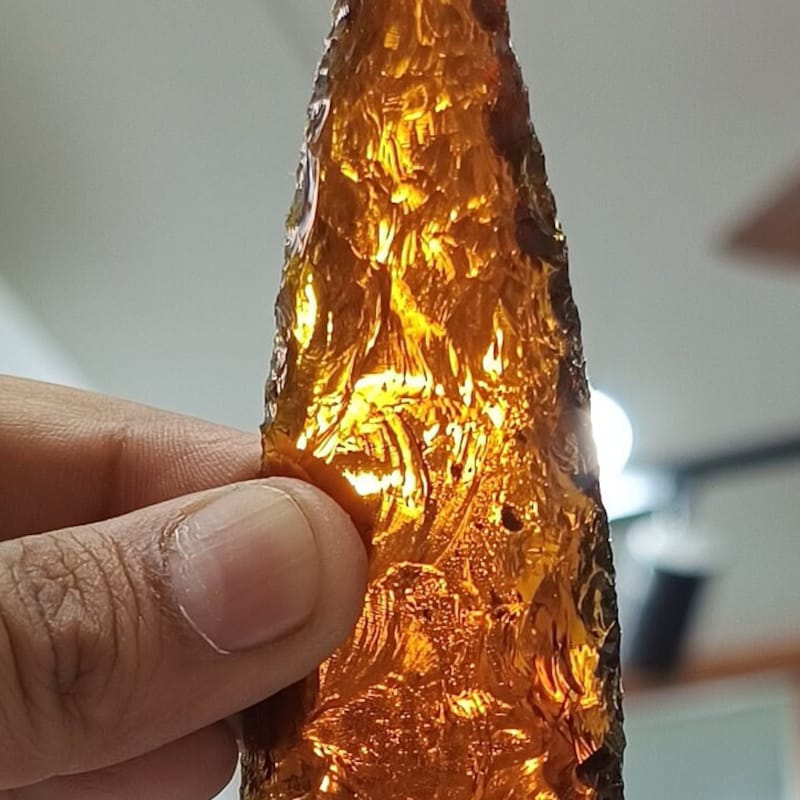 Obsidian Spearhead - Etsy