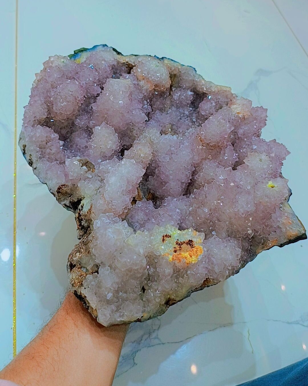 Extra Large 12*10, Looks Premium Light Purple Amethyst Cluster ...