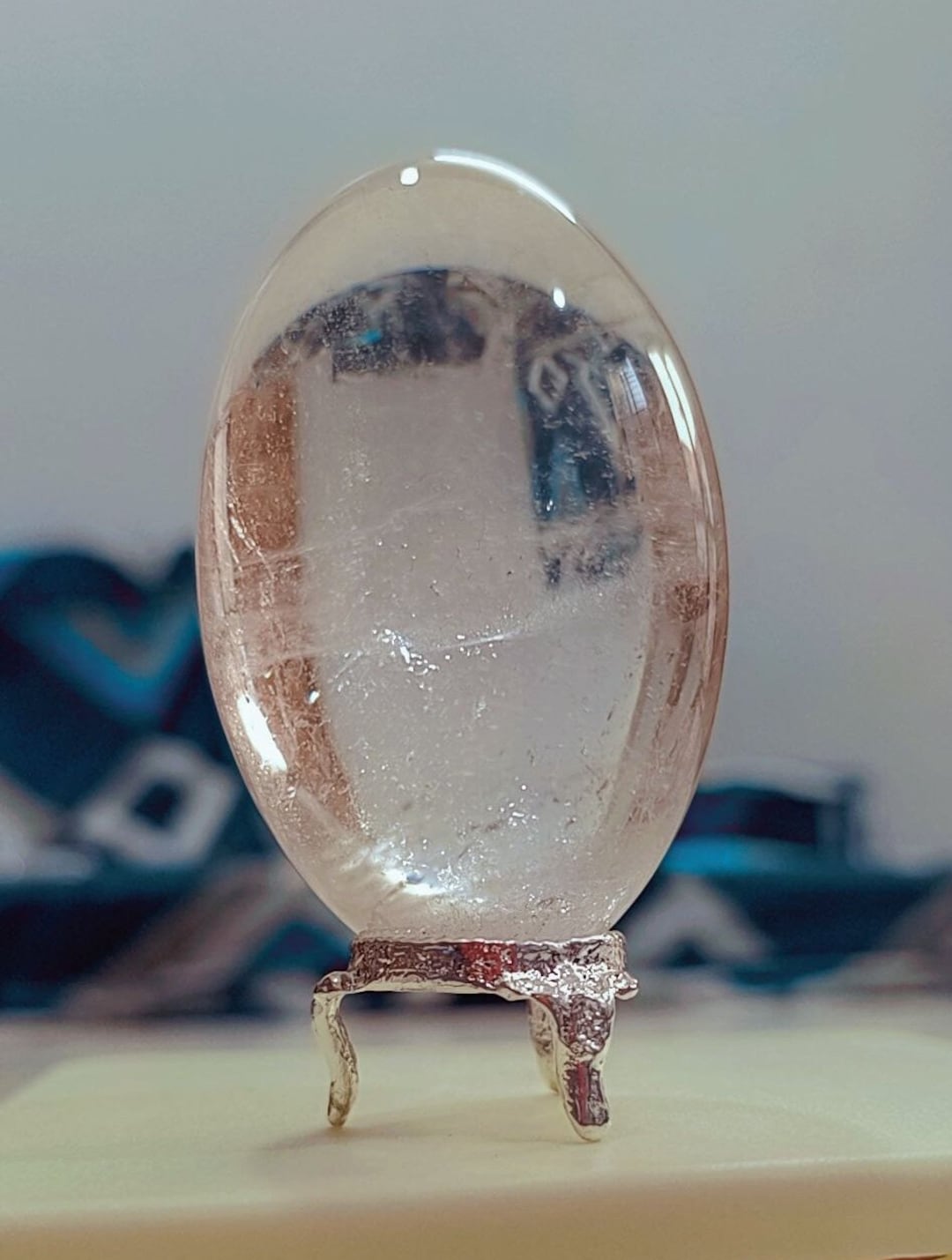 Crystal Quartz Shivalingam Large 4", Natural Meditation Symbol of Shiva ...